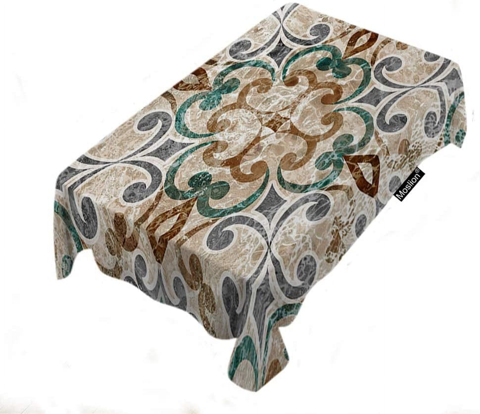 Paisley Vintage Floral Italian Tile With Moroccan Flower Table Covers ...