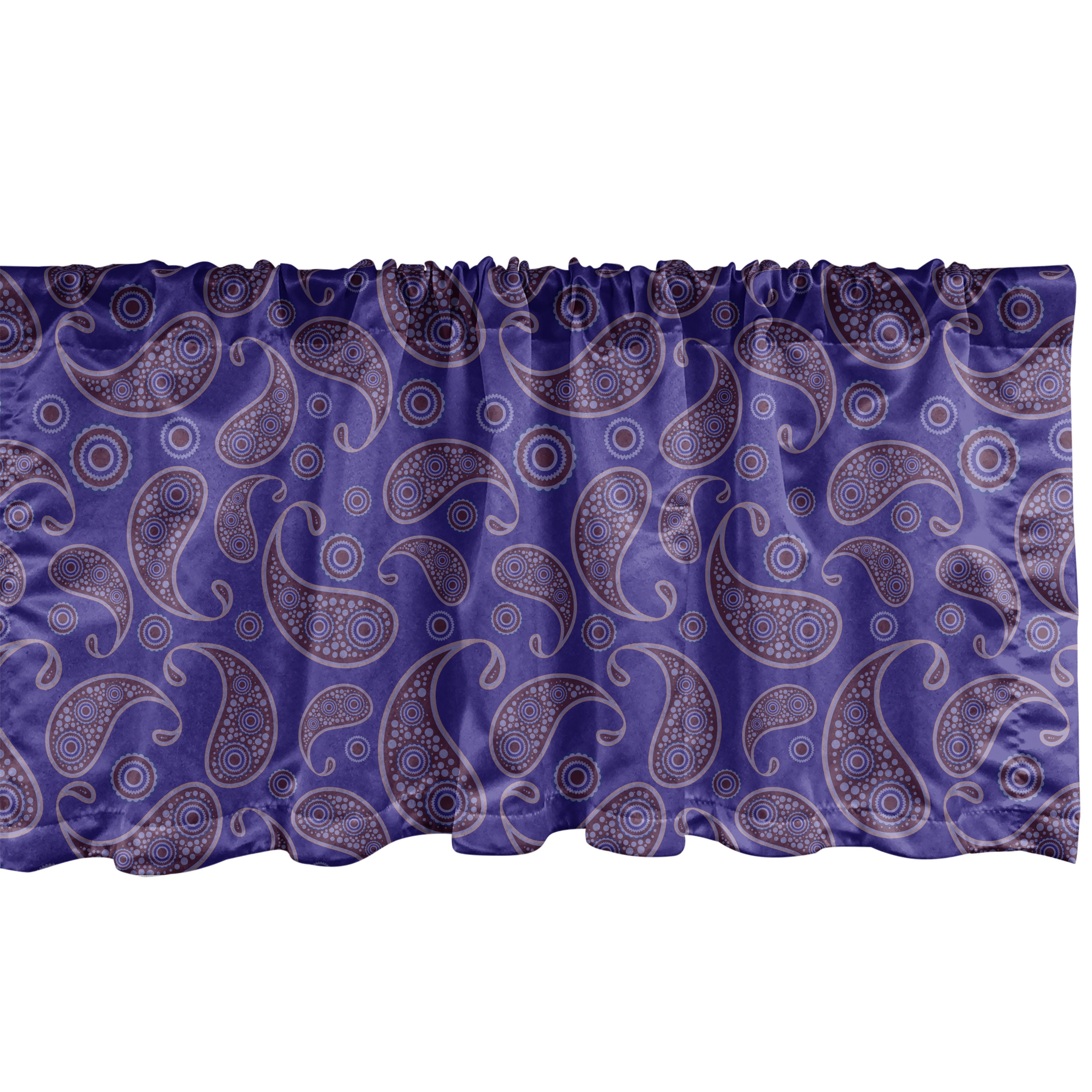 Paisley Window Valance Pack of 2, Oriental Persian Culture Style Ethnic ...
