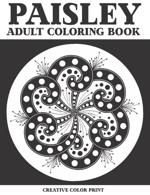 Printable Adult Coloring Pages Paisley