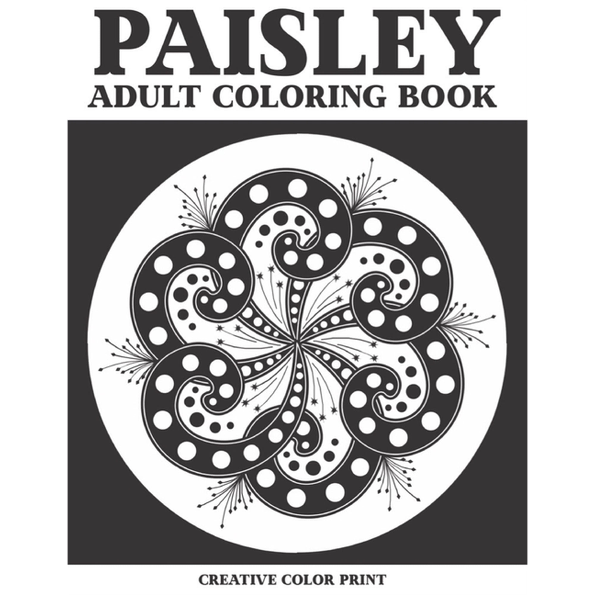 Adult Coloring Pages Paisley