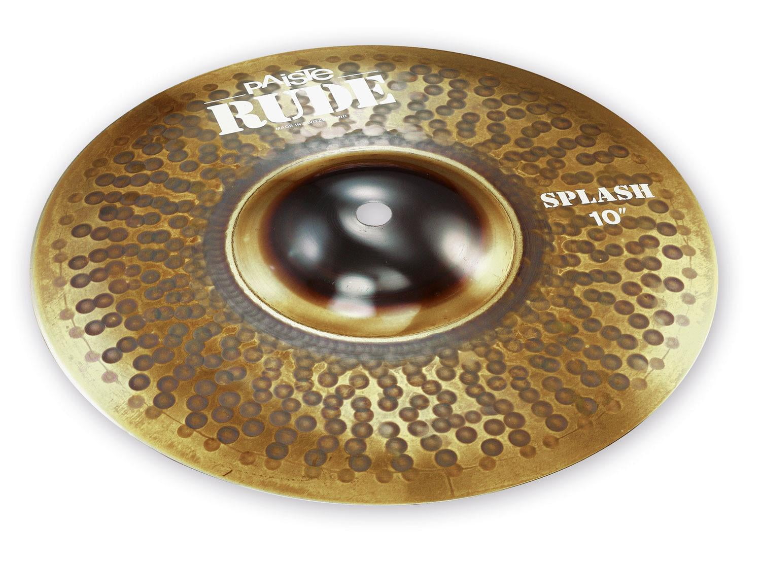 Paiste 1122210 Rude Series 10-Inch Splash Cymbal With Integrated Bell ...