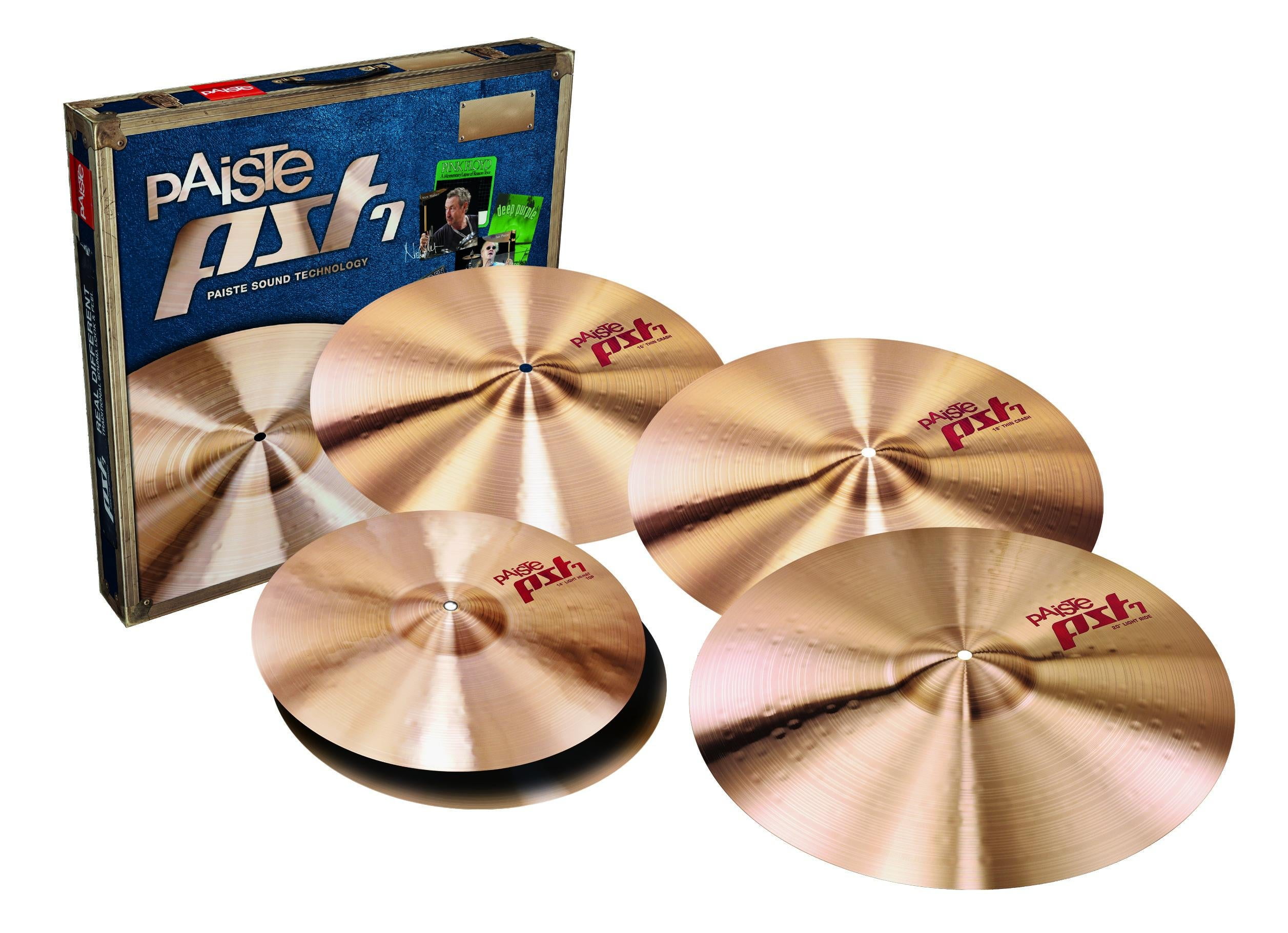 Paiste PST 7 Light/Session Universal Set with Free Thin Crash Cymbal ...