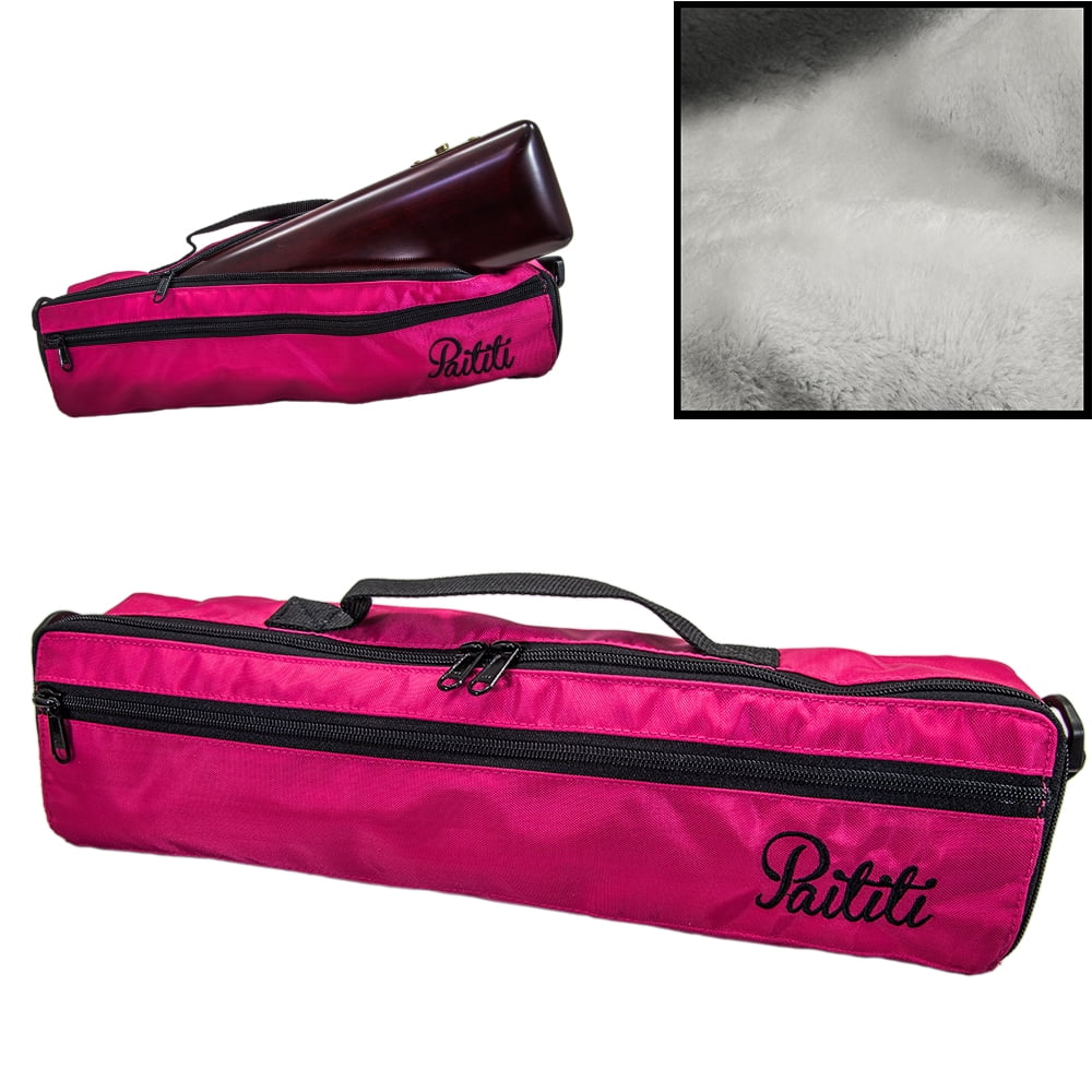 Paititi Brand New C Flute Hard Case Cover w Side Pocket/Handle/Strap ...