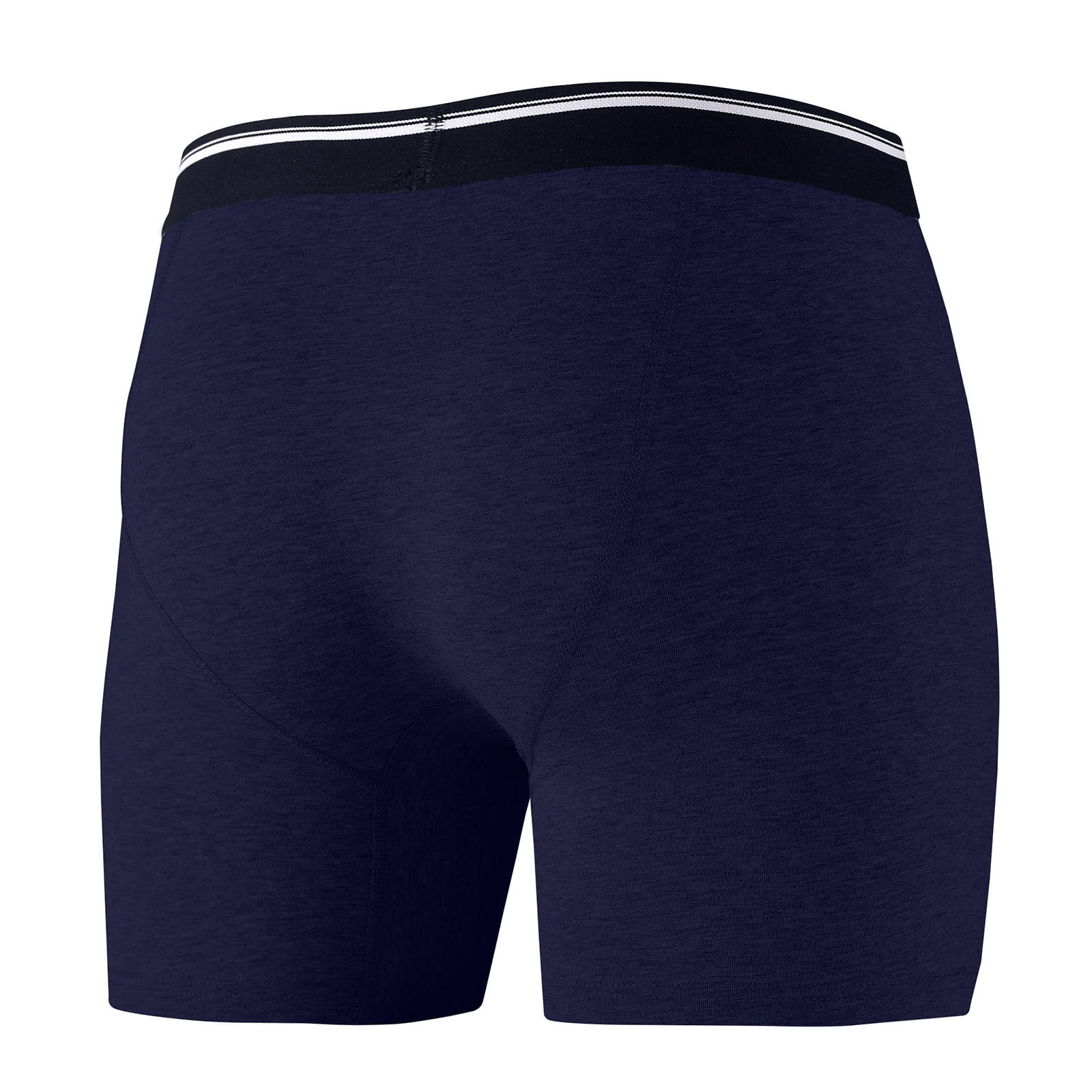 Paiwinds Men's Cotton Boxers with Front Opening, Solid Color Breathable ...