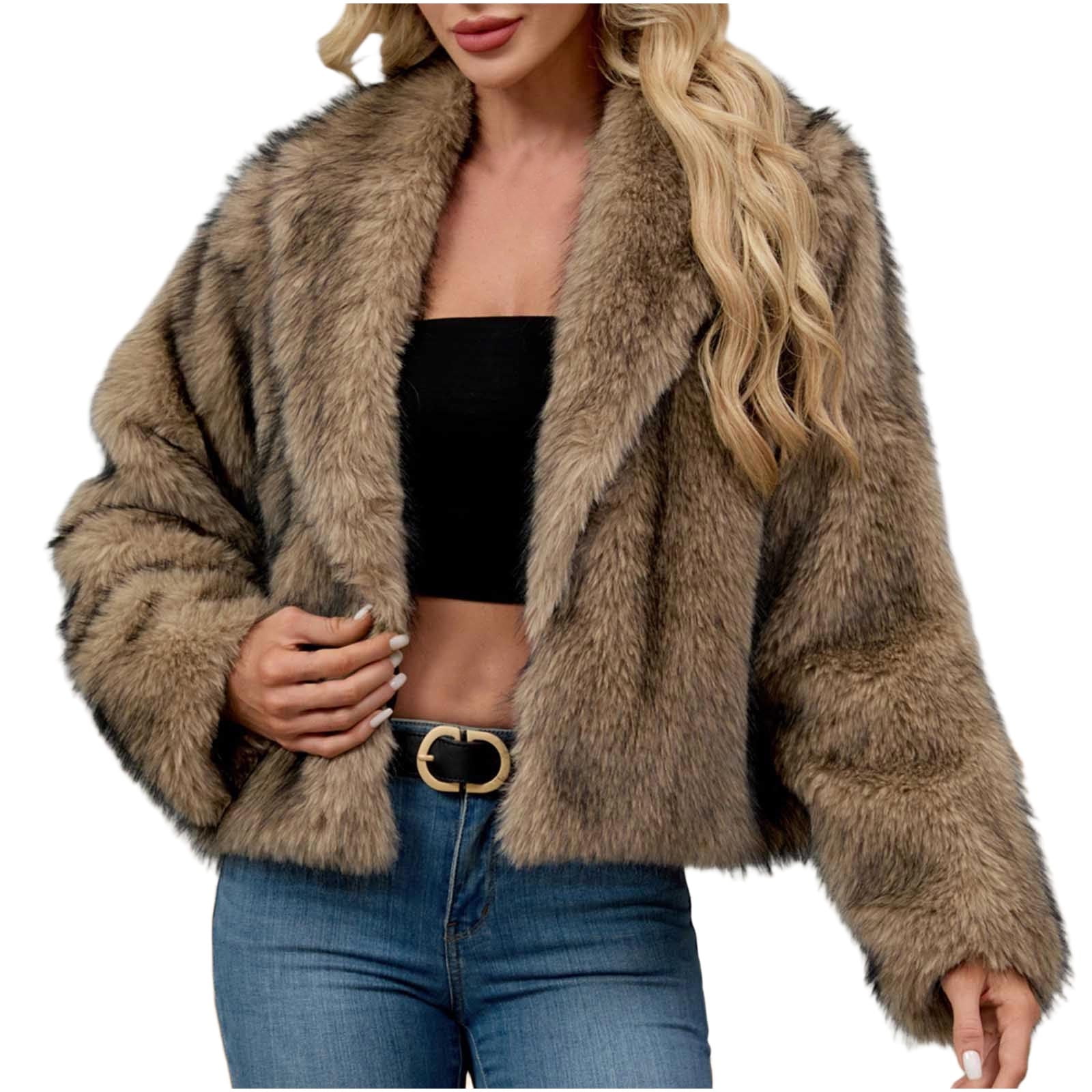 Paiwinds Women's Fold-Down Collar Jacket with Full Sleeves for Thermal ...