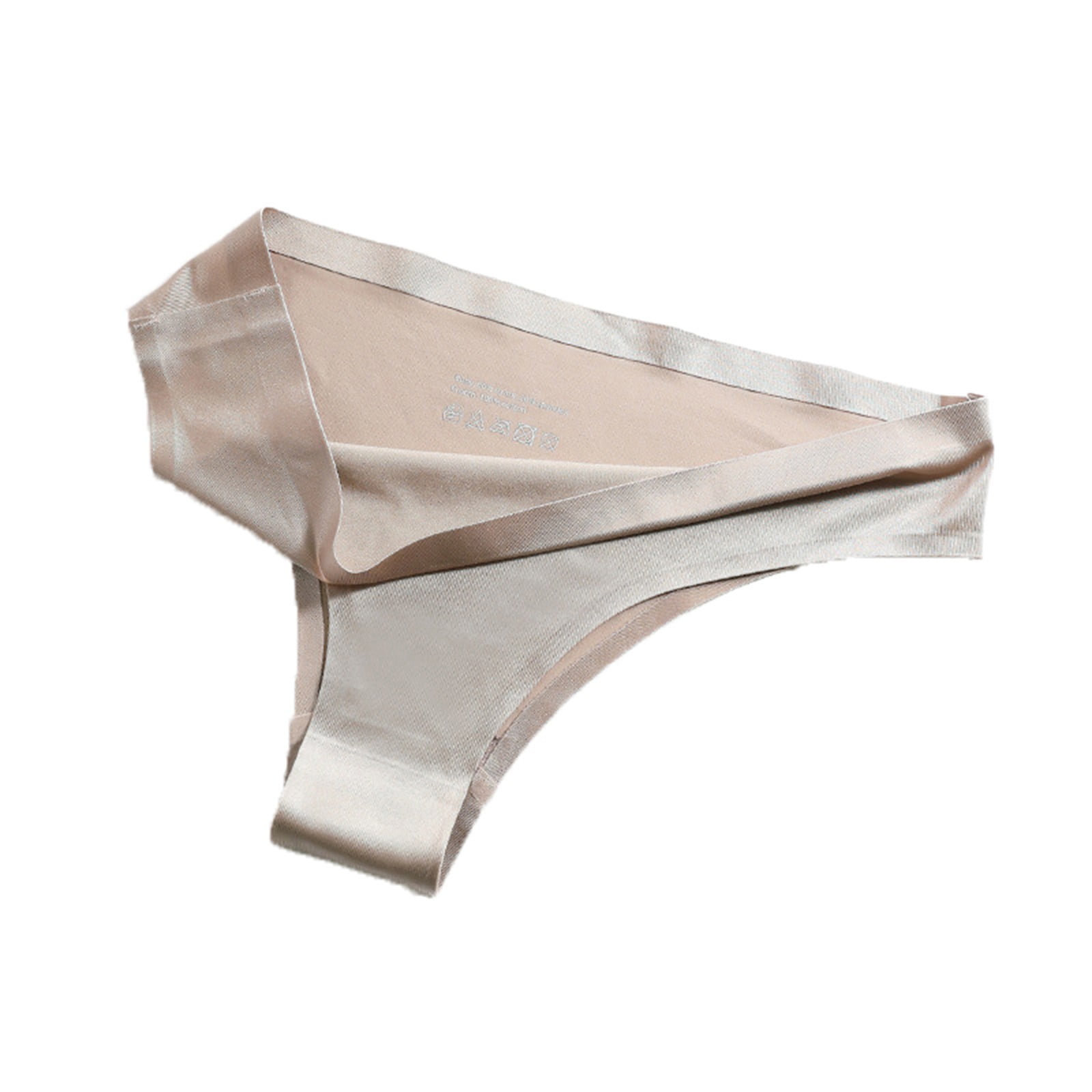 Paiwinds Women‘s Ice Silk Seamless Thong - Large Size Breathable Yoga ...