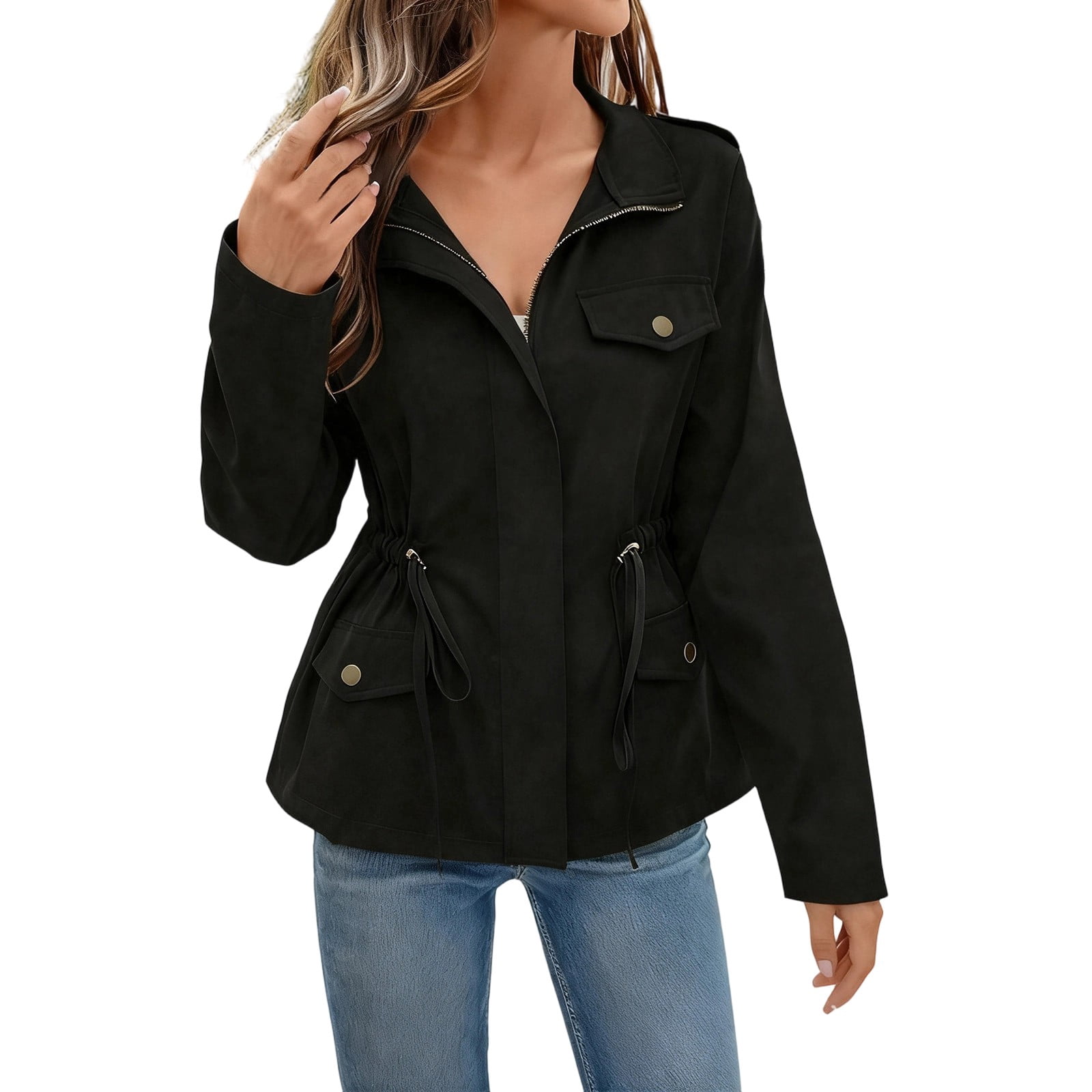 Paiwinds Women's Monochromatic Top with Full Sleeve Design for Urban ...