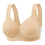 Paiwinds Women's Plus Size C Cup Wireless Bra - Thin Comfortable ...