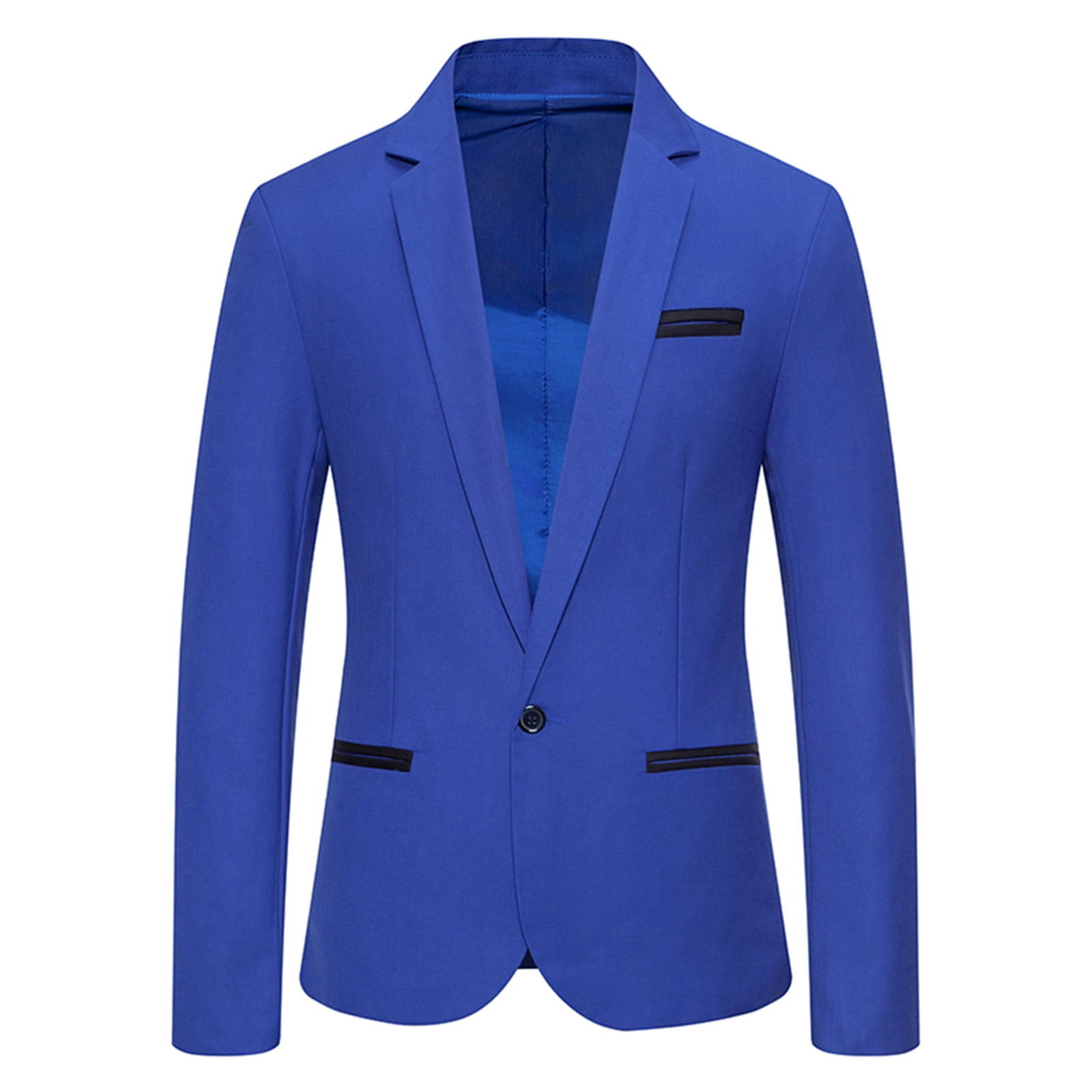 Paiyanr Jackets for Men Classic and Handsome Button Suit Jacket Flip ...