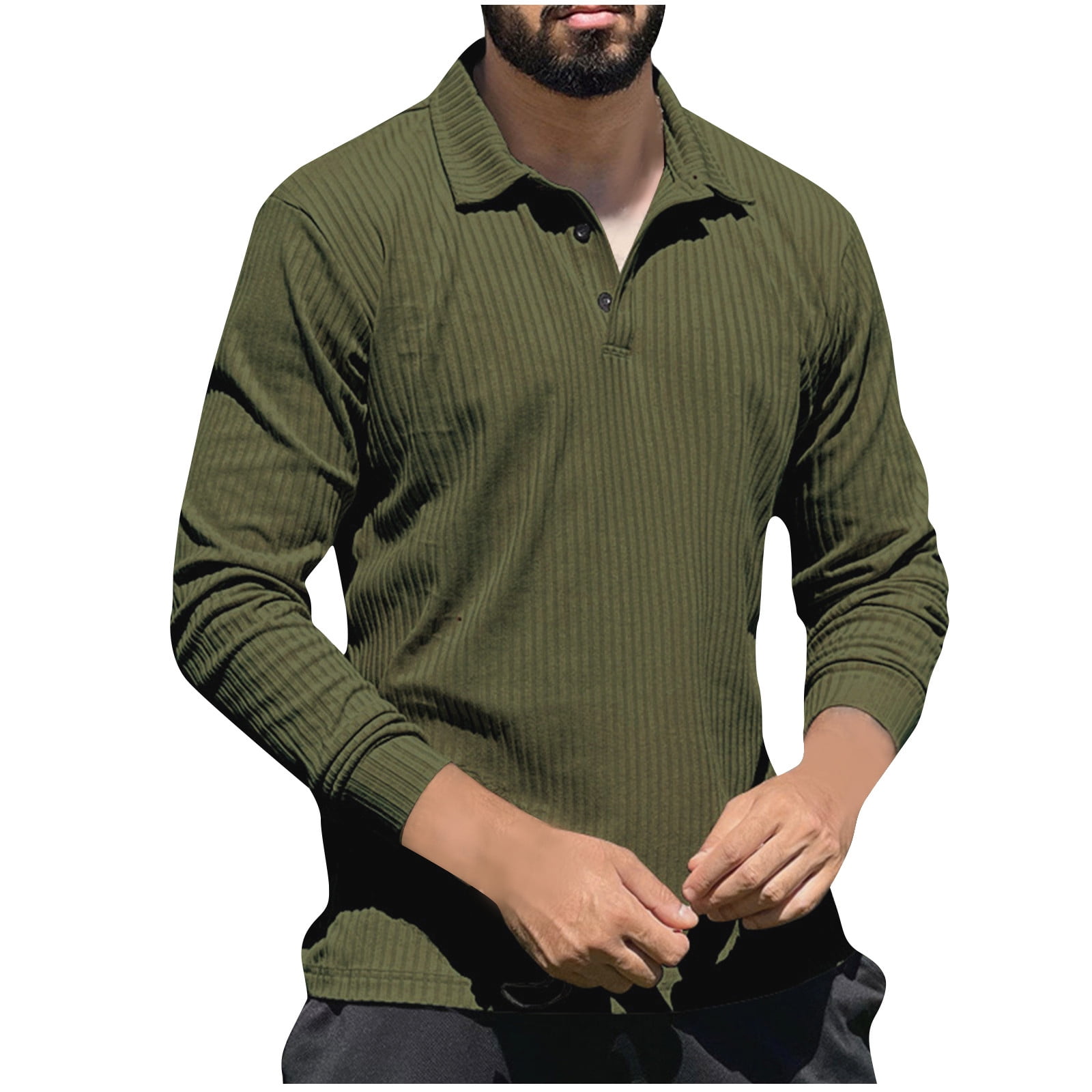 Paiyanr Long Sleeve Shirts for Men Casual Style Comfortable Slim Fit ...