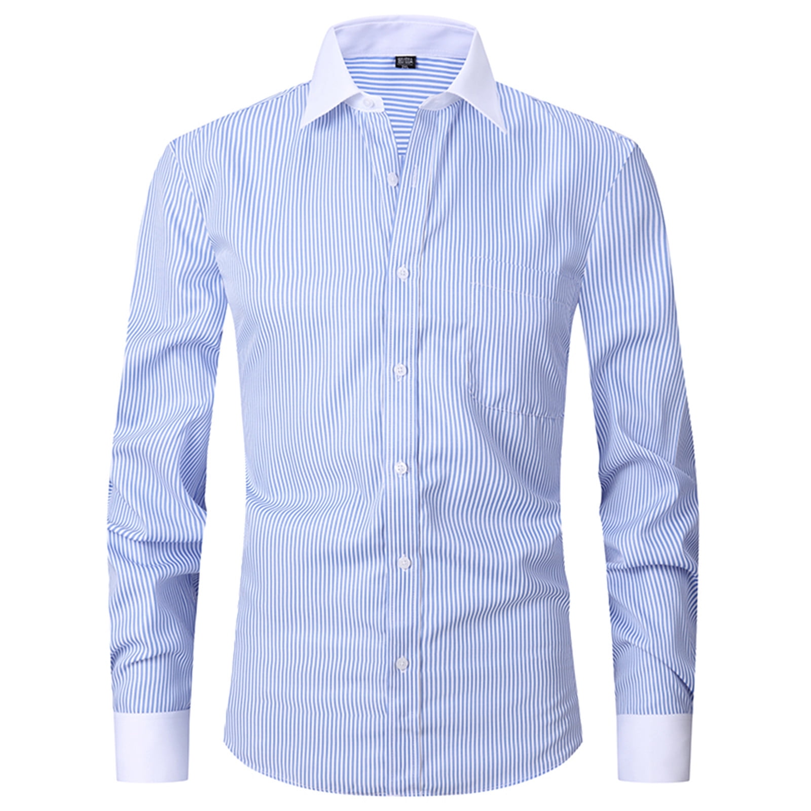 Paiyanr Long Sleeve Shirts for Men Workplace / Professional Shirts ...