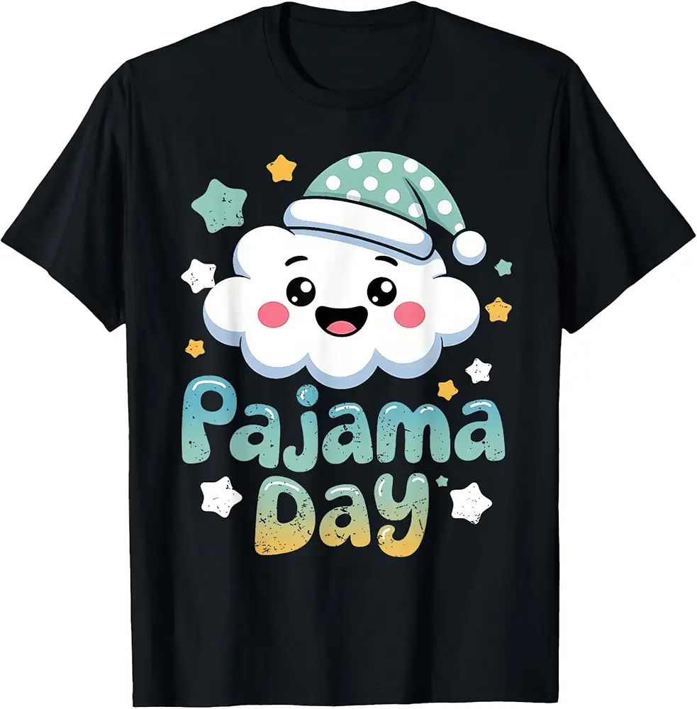 Pajama Day School Spirit Week Fun Cloud Teacher Student Prize Unisex T ...