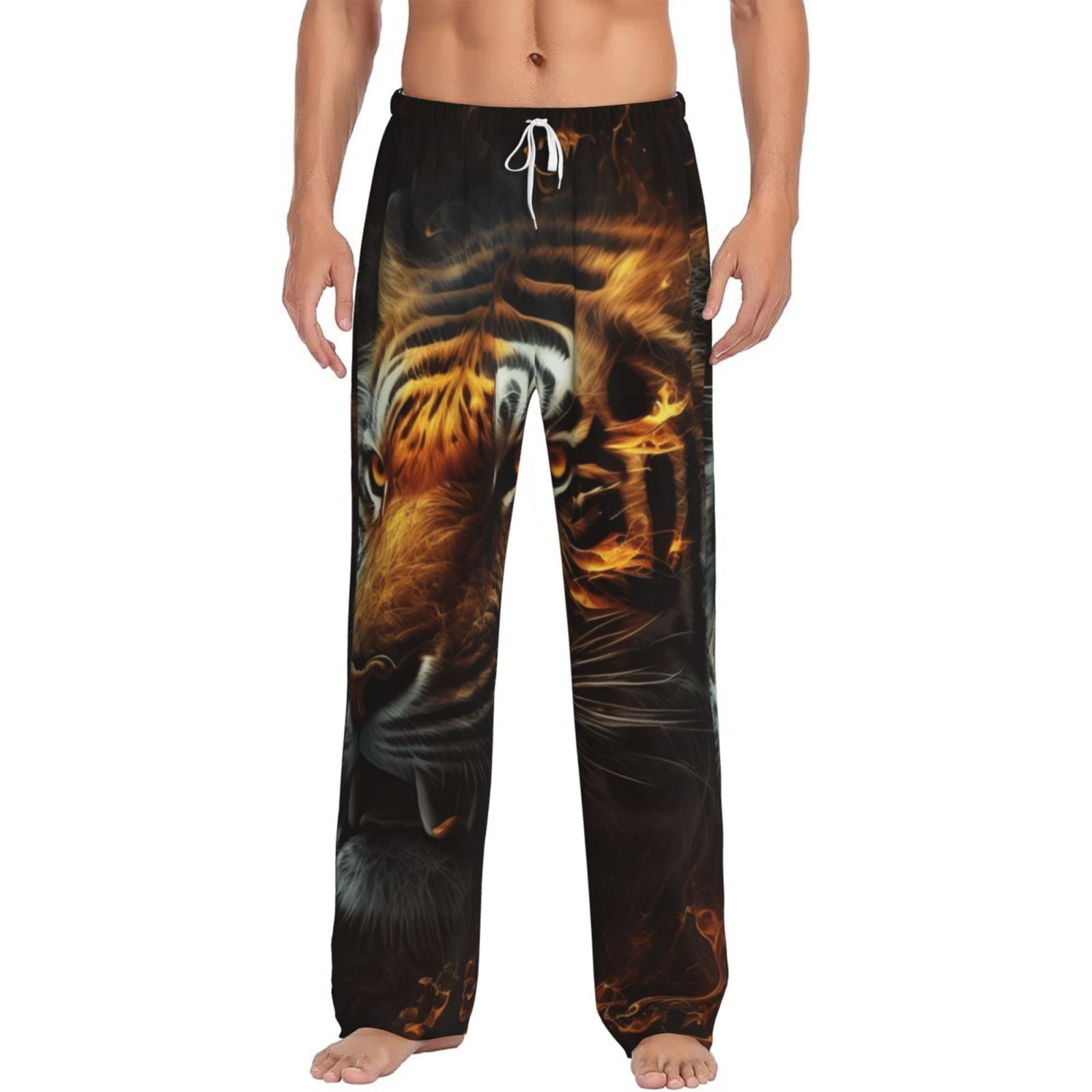 Pajama Pants Lounge Bottoms Soft Comfy Casual with Pockets, Fire King ...