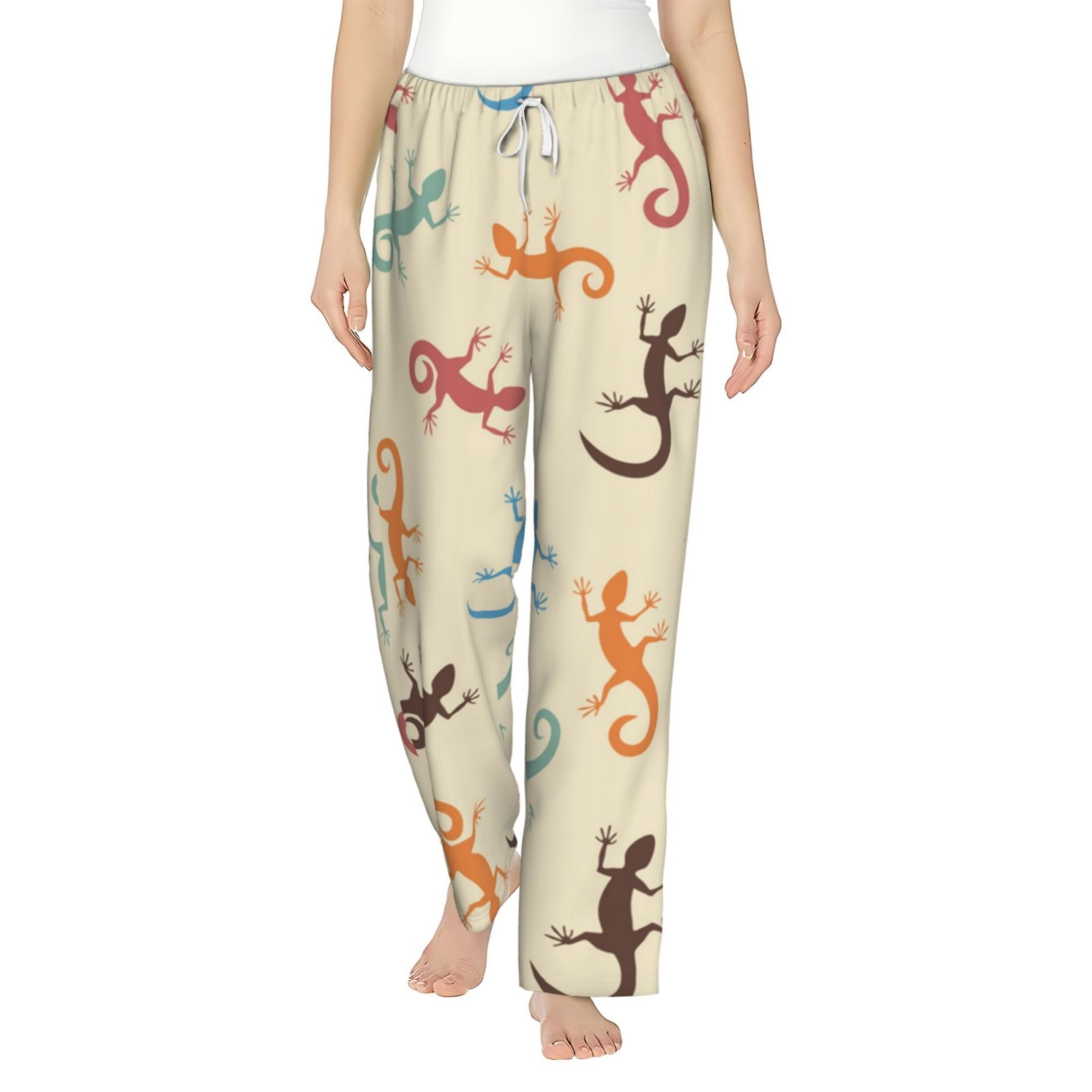 Pajama Pants Lounge Bottoms Soft Comfy Casual with Pockets, Lizards ...
