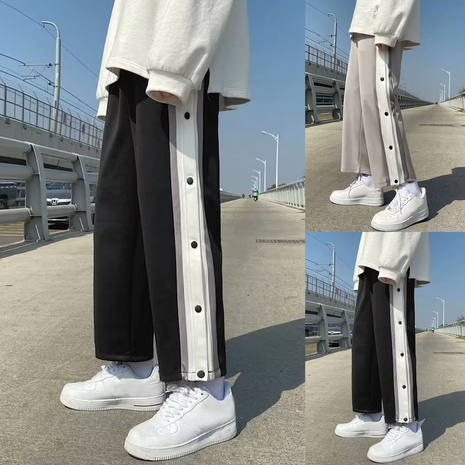 Pajama Pants Men Mens Sports Pajama Pants Full Open Pants High Street ...