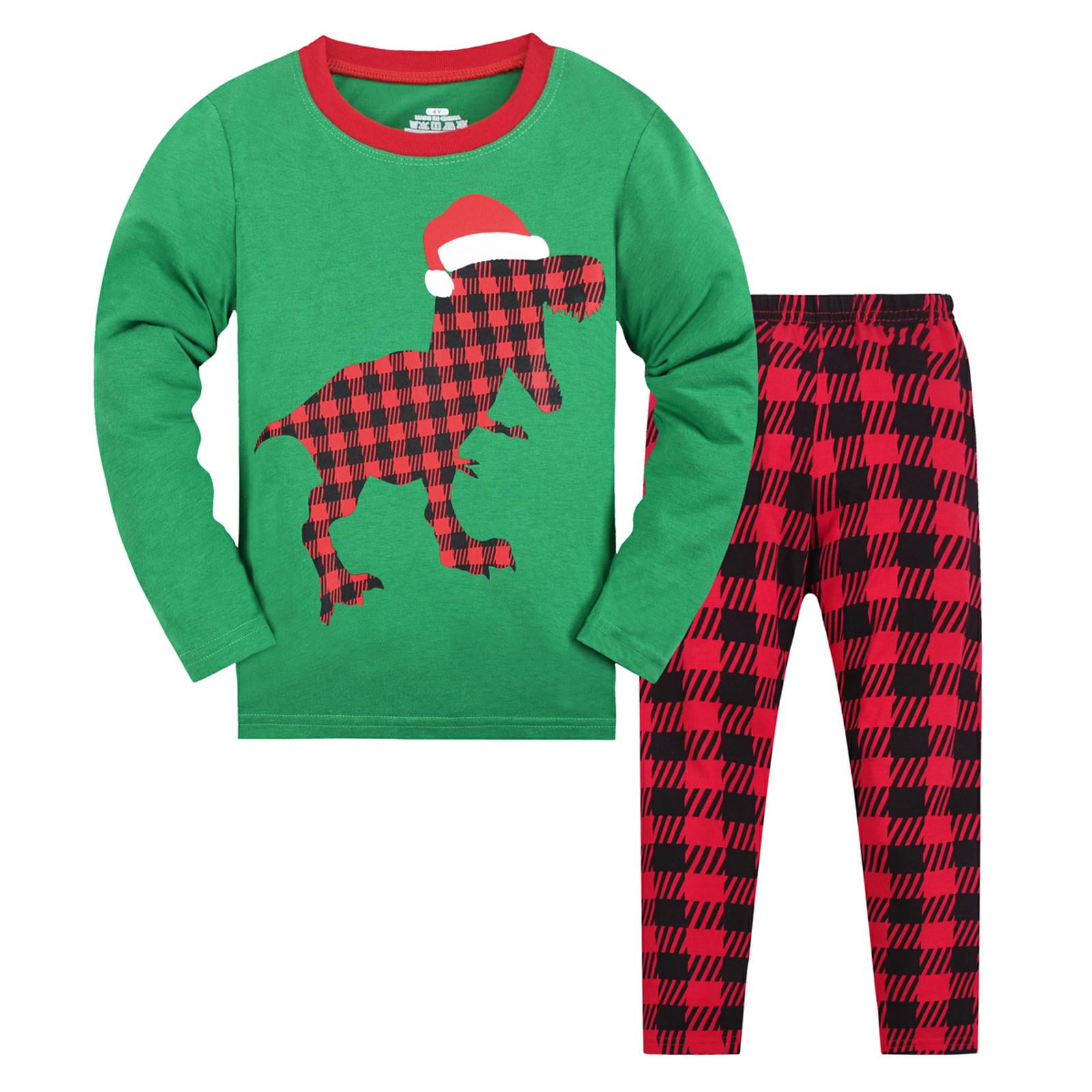 Pajama Set Kids 14 16 Little Boys Girls Christmas Pajamas Toddler ...