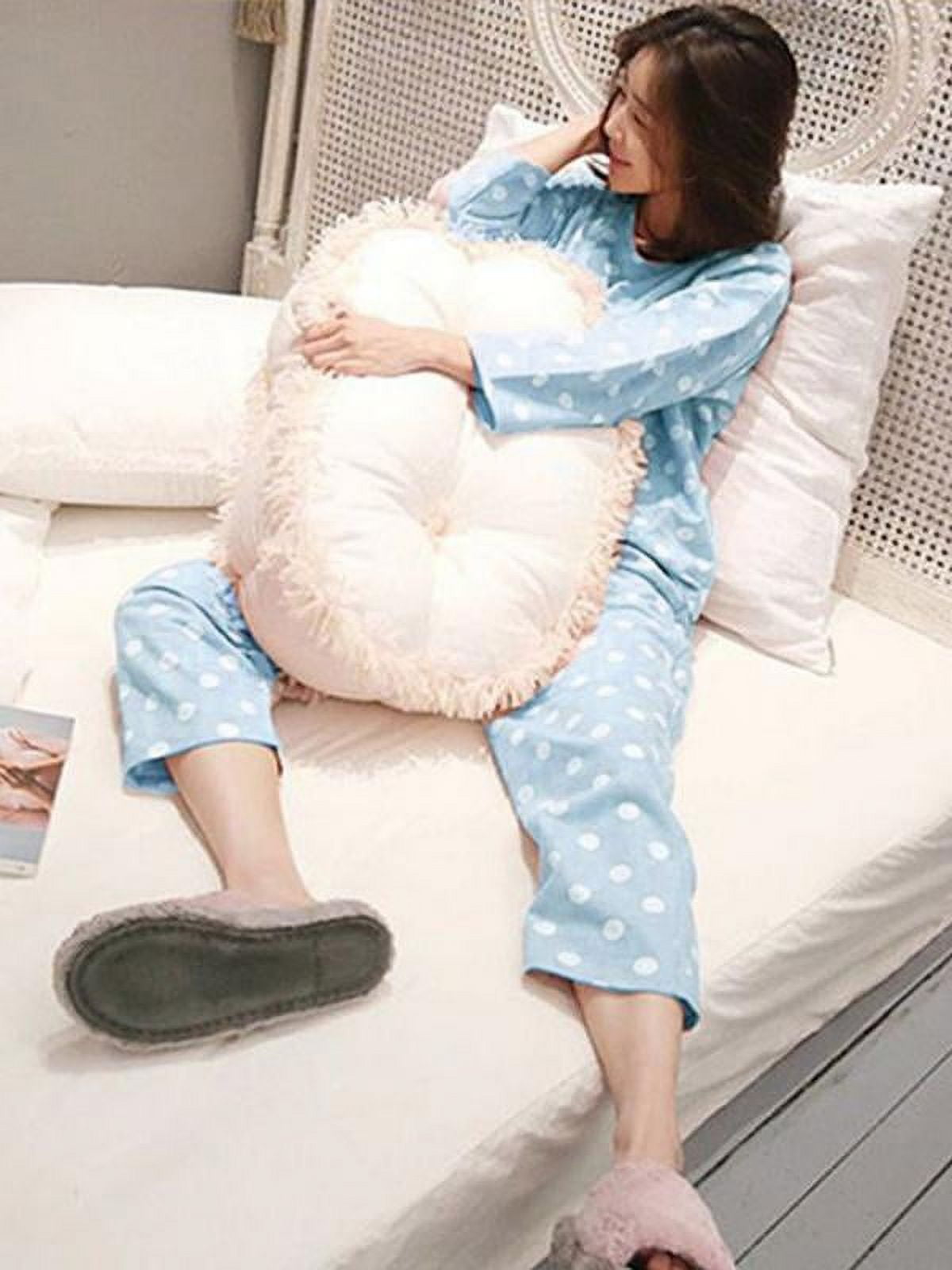 Pajama Set for Women - Cotton Jersey Pajamas Women - Walmart.com