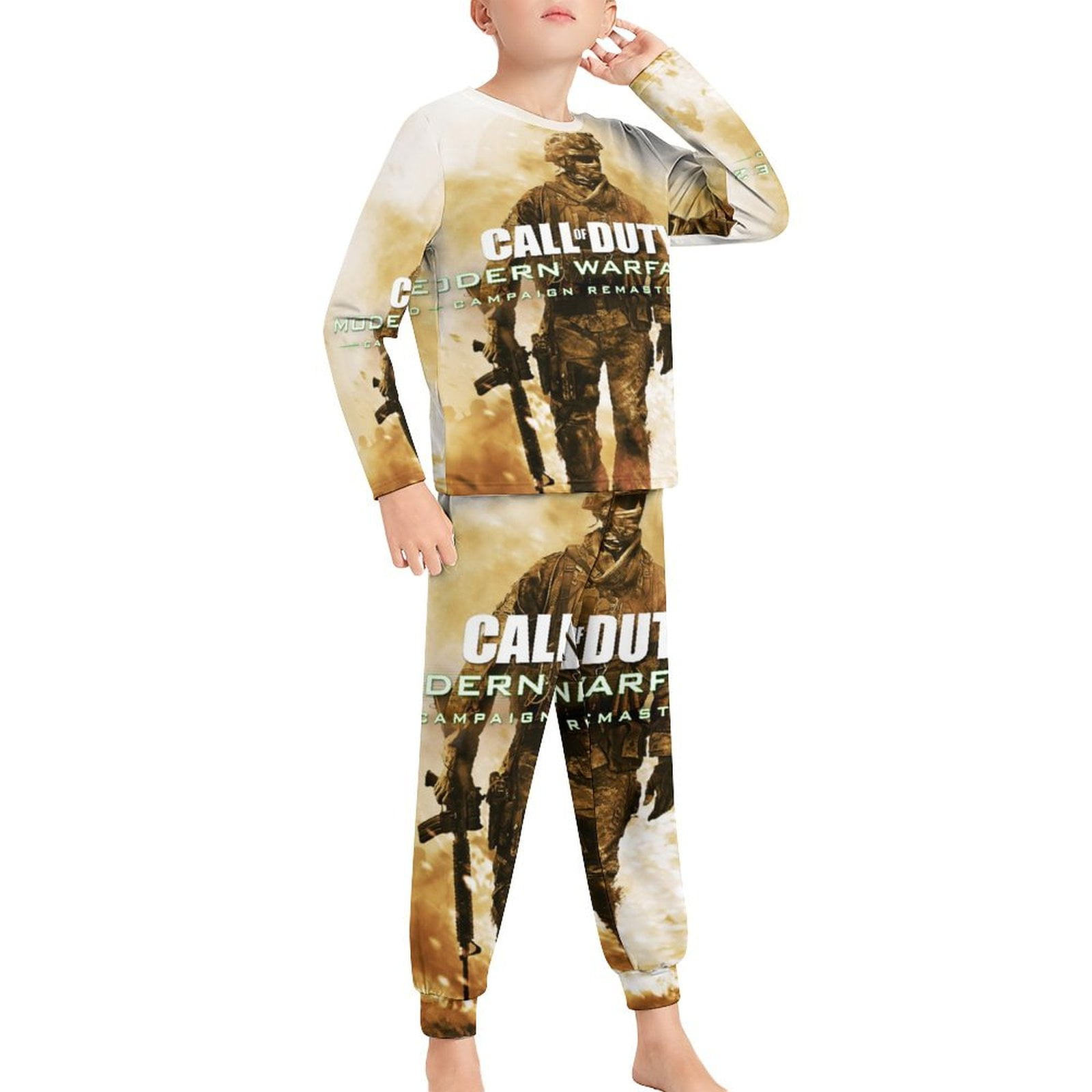 Pajama Suit Call Of Duty Children's Nightgown Soft And Comfortable ...