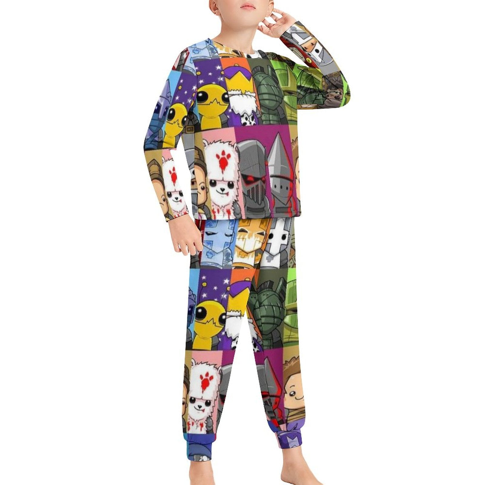 Pajama Suit Castle Crashers Children's Nightgown Soft And Comfortable ...