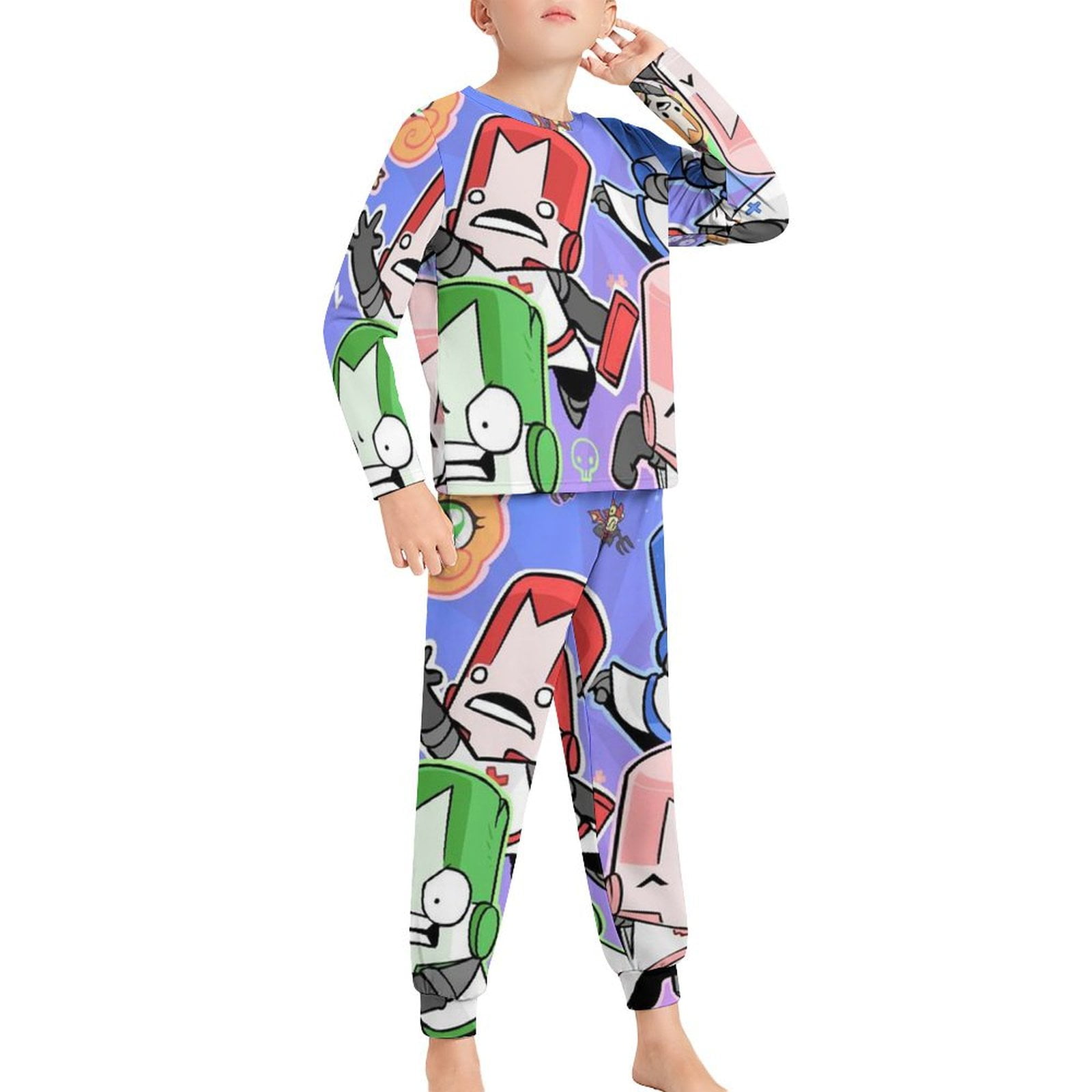Pajama Suit Castle Crashers Children's Nightgown Soft And Comfortable ...