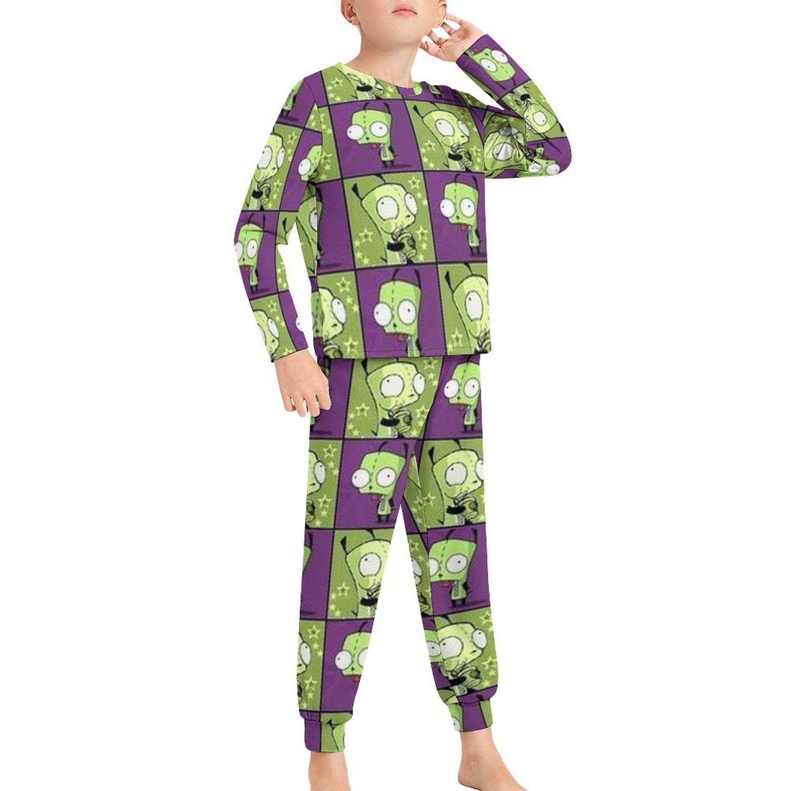 Pajama Suit Invader Zim Children's Nightgown Soft And Comfortable ...