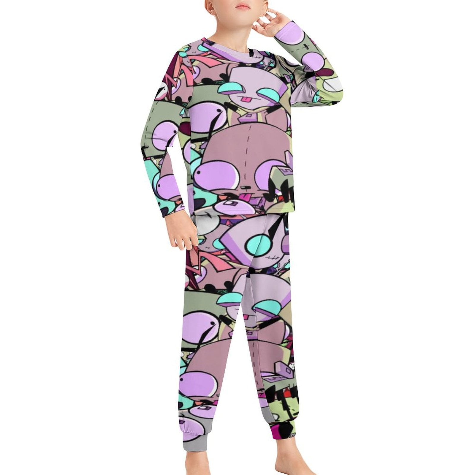 Pajama Suit Invader Zim Children's Nightgown Soft And Comfortable ...