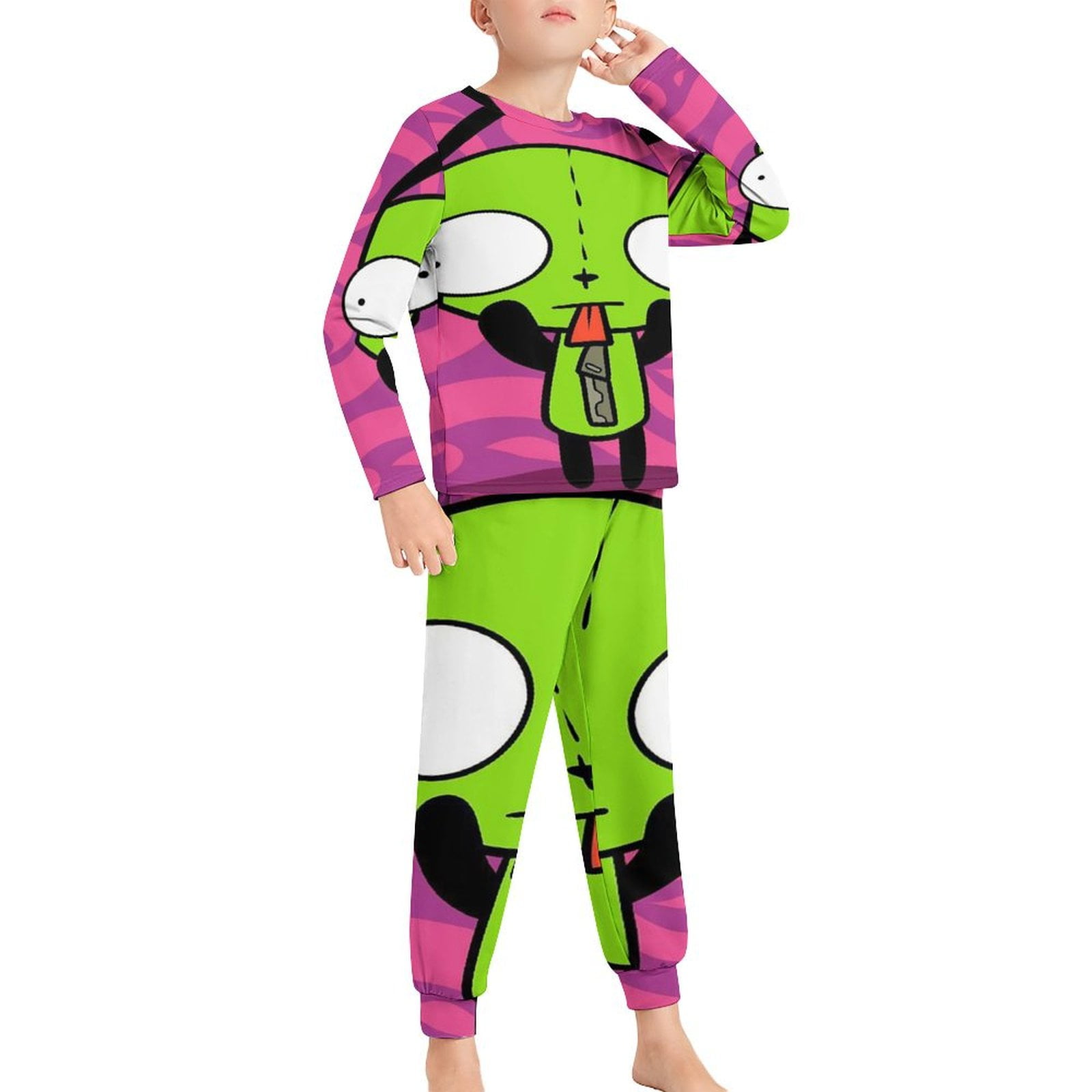 Pajama Suit Invader Zim Children's Nightgown Soft And Comfortable ...
