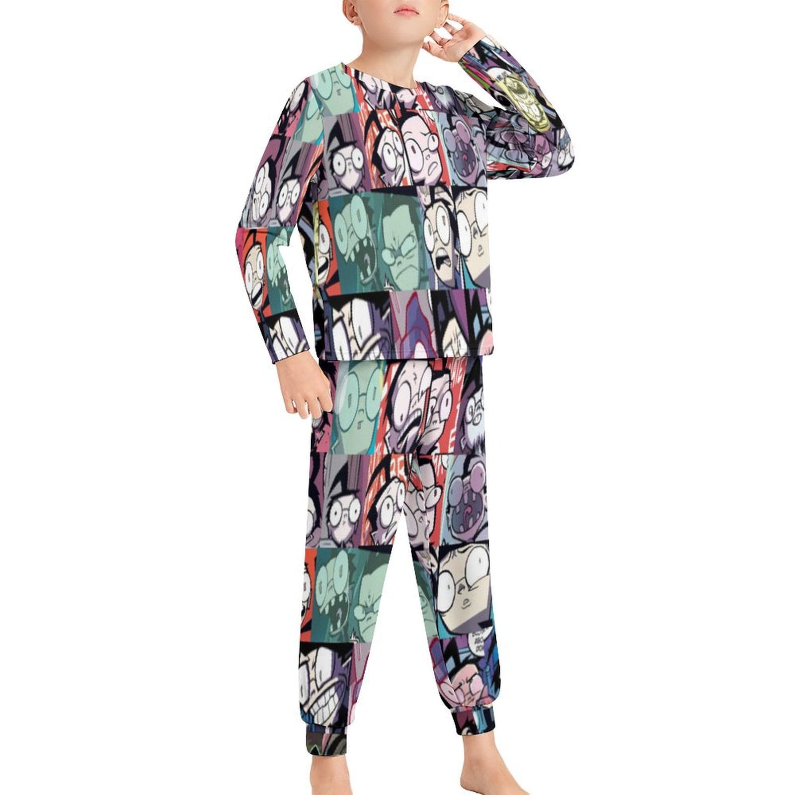 Pajama Suit Invader Zim Children's Nightgown Soft And Comfortable ...