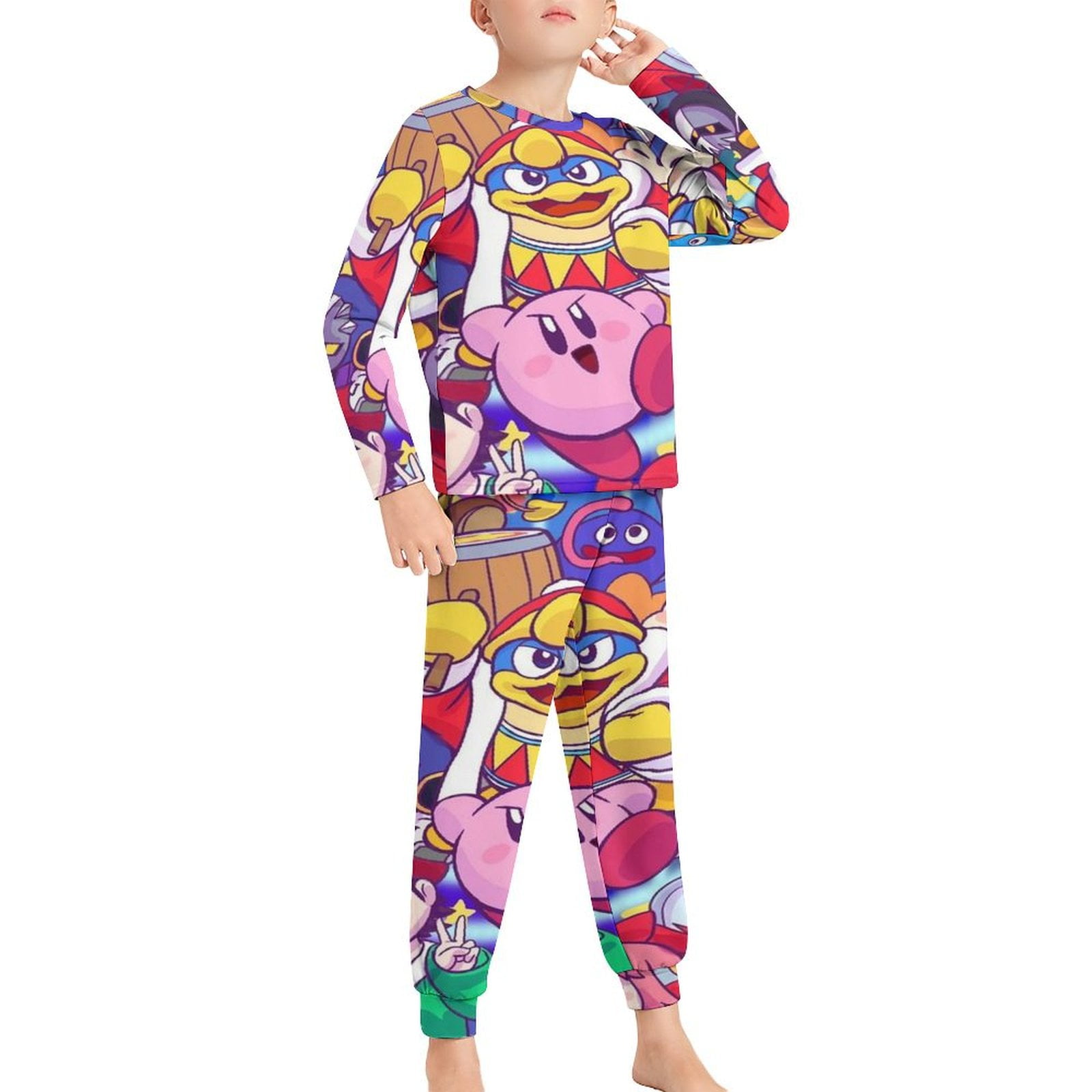 Pajama Suit Kirby Children's Nightgown Soft And Comfortable ...