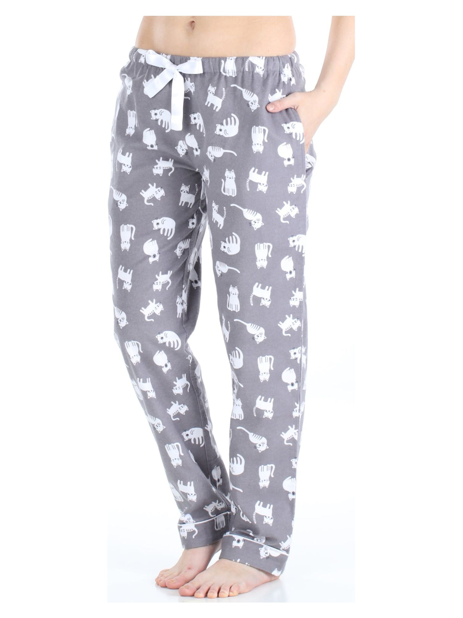 PajamaMania Women and Women's Plus Flannel Pants, Female Sleep Pant ...