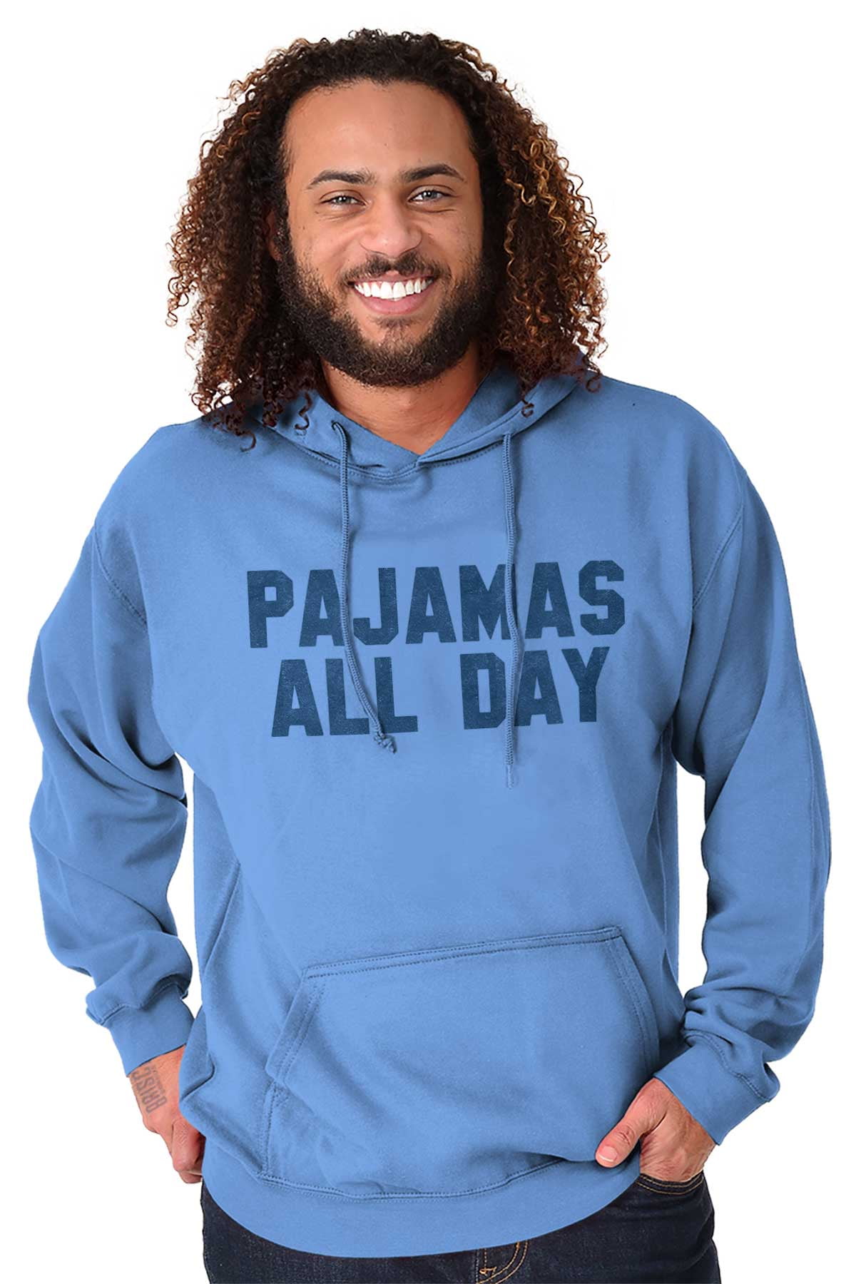 Pajamas All Day Slacker Lazy Unisex Plus Size Hoodie Brisco Brands 4X ...