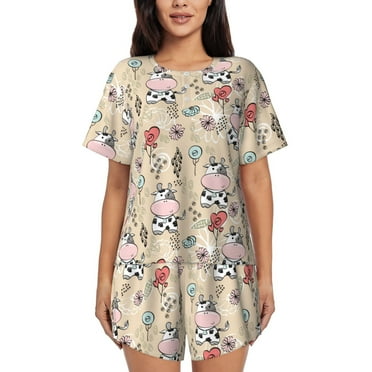 Free Shipping! Peanuts Womens' Snoopy I Like Naps Character Sleep Pajama Set Shorts - Walmart.com