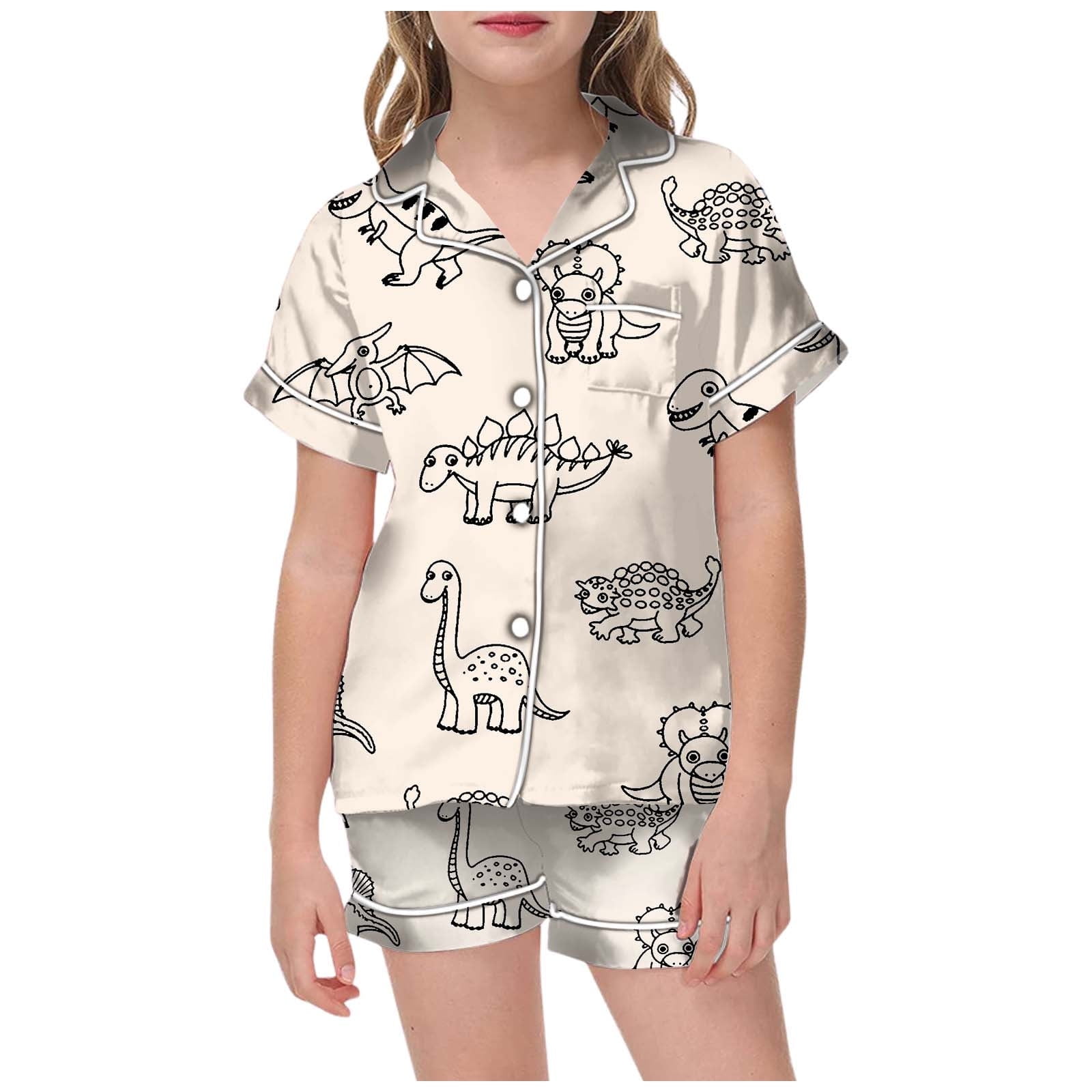 Pajamas Kids Diy Hand Painted Homewear Colouring Pajama Sets Play With ...