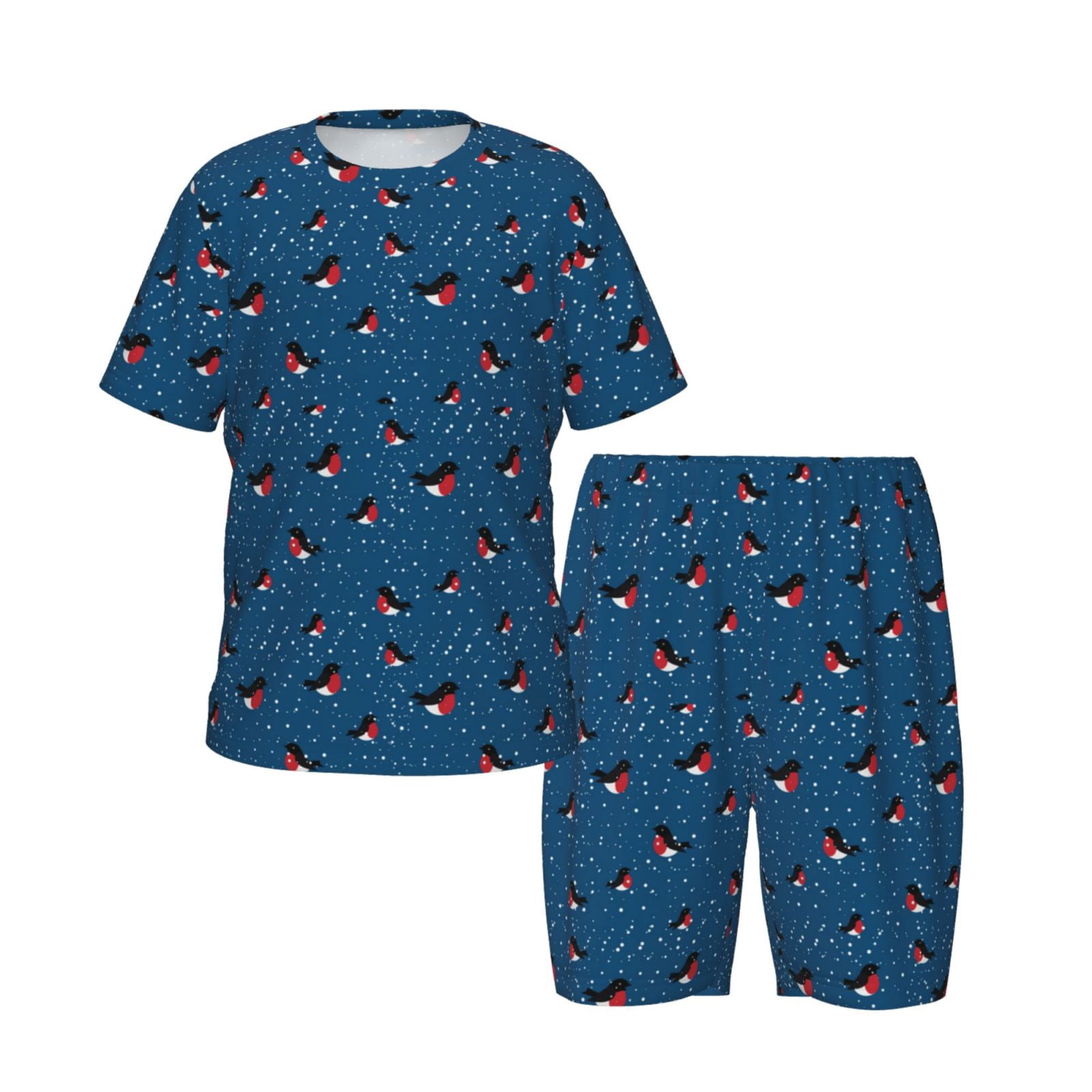 Pajamas Set For Boys and Girls, Bullfinches 1 2 Piece Short Sleeve ...