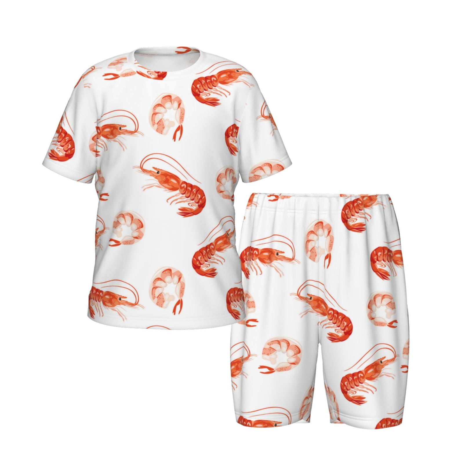 Pajamas Set For Boys and Girls, Shrimp No.9034 2 Piece Short Sleeve ...