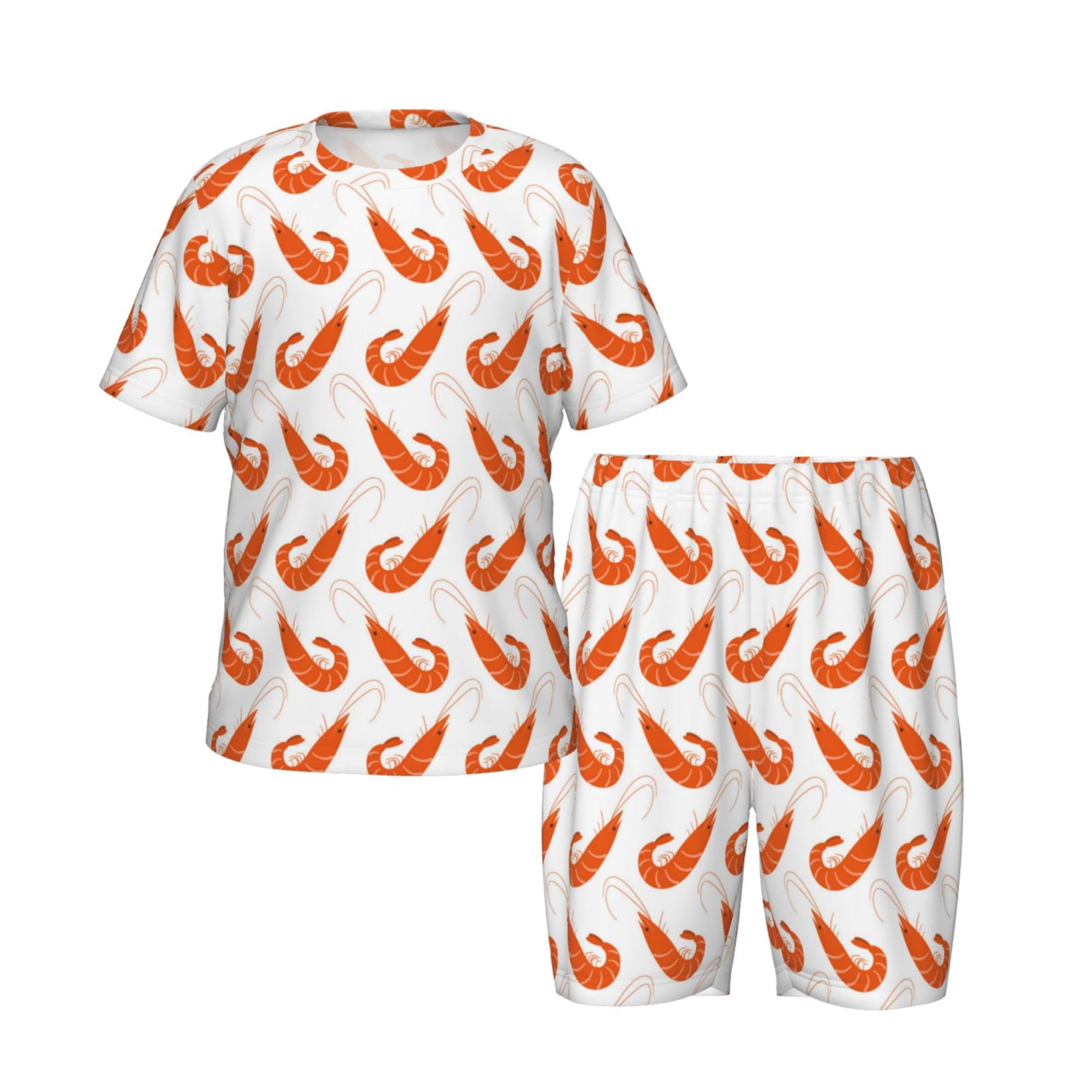 Pajamas Set For Boys and Girls, Shrimp No.9061 2 Piece Short Sleeve ...