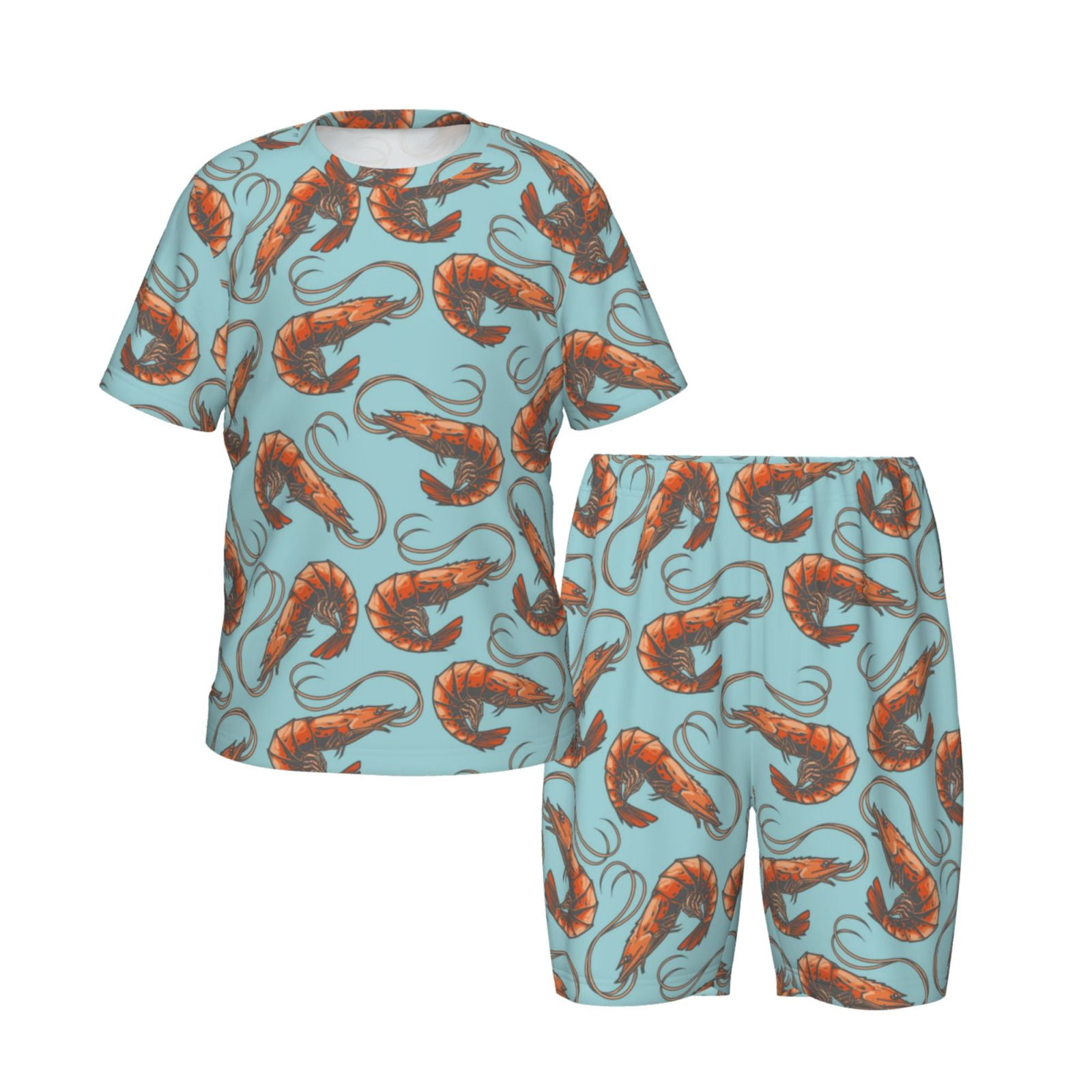 Pajamas Set For Boys and Girls, Shrimp No.9066 2 Piece Short Sleeve ...