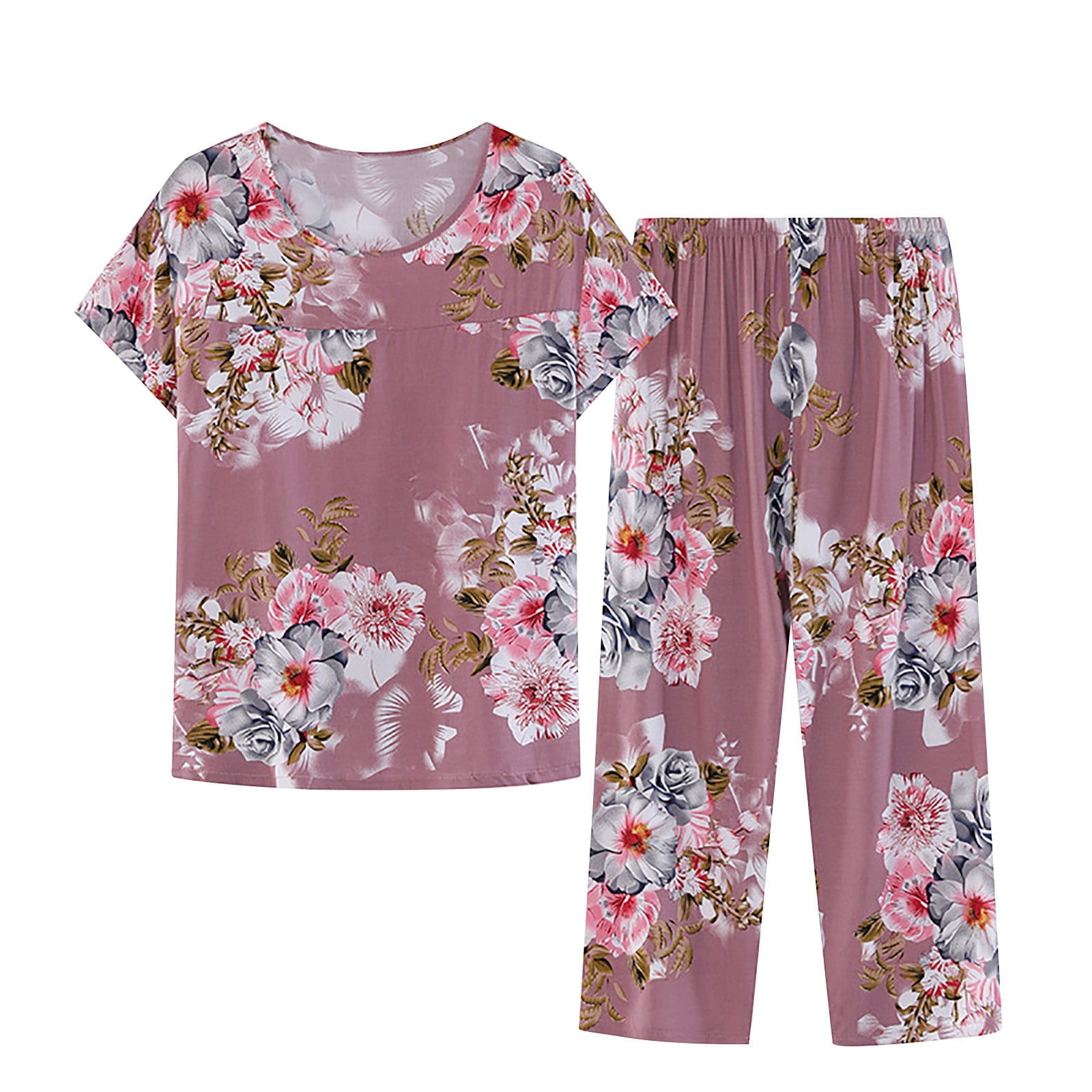 ibuvkizy Pajamas Set for Women Plus Size Women's Pajamas Sets,Women's ...