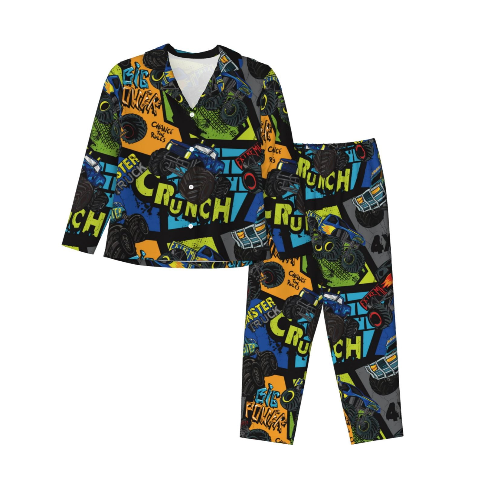 Pajamas for Women Set - Off-road vehicle A Soft Comfy Long Sleeve ...