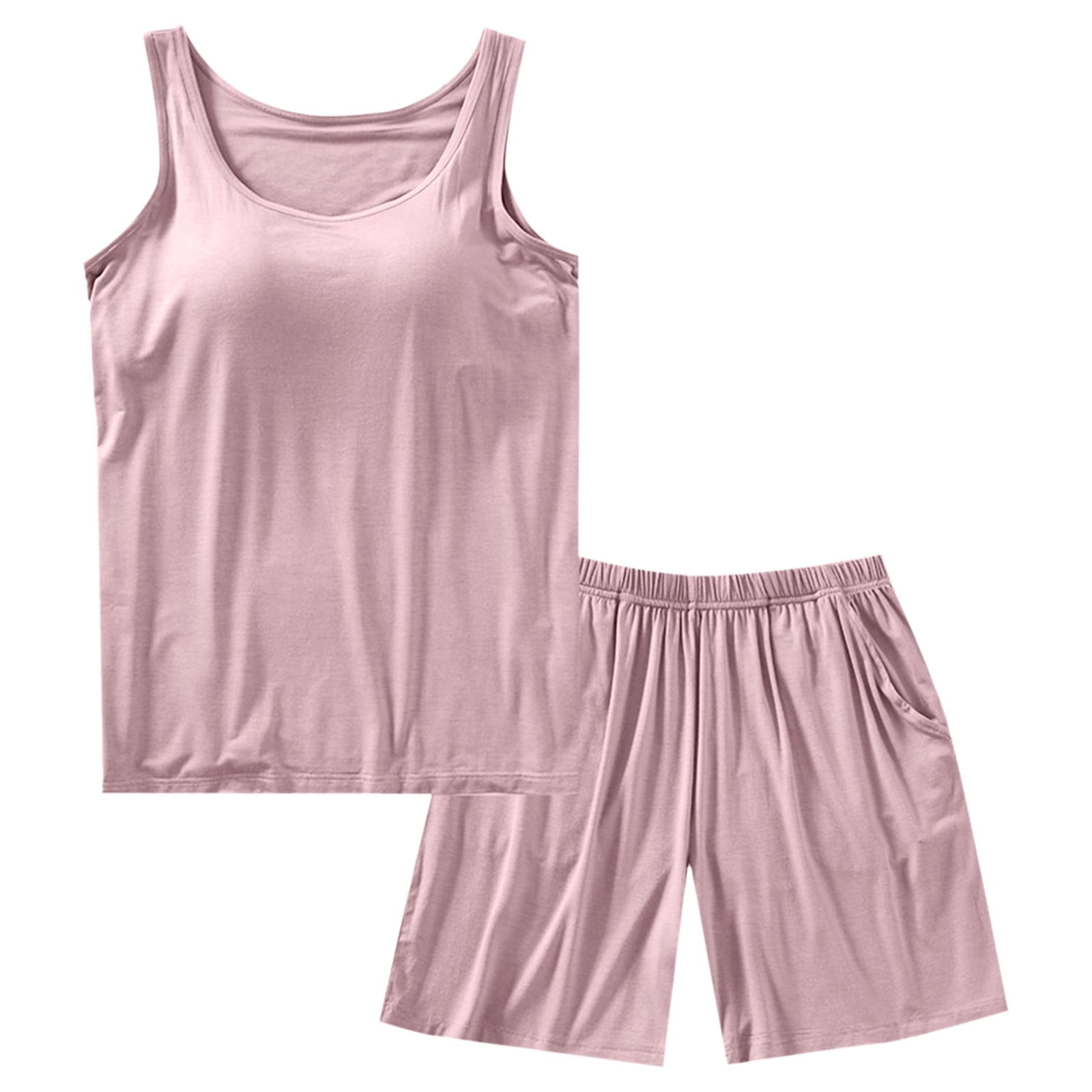 Pajamas for Women Set! Comdrip Women's Casual Summer Loose Strap Chest ...