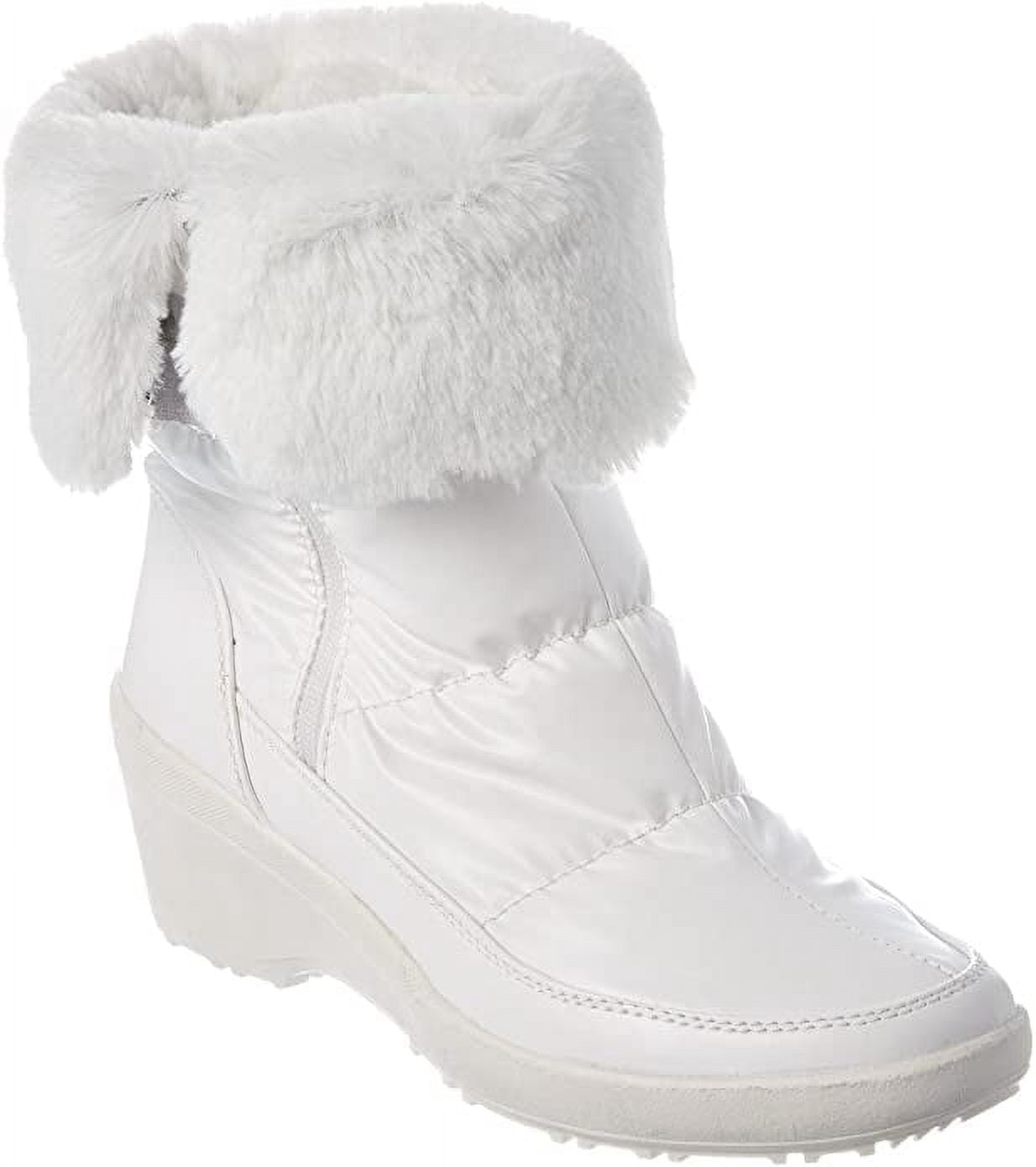 Pajar Canada Women's Waterproof Nylon Snow Boots, Faux Fur, Winter Ice ...