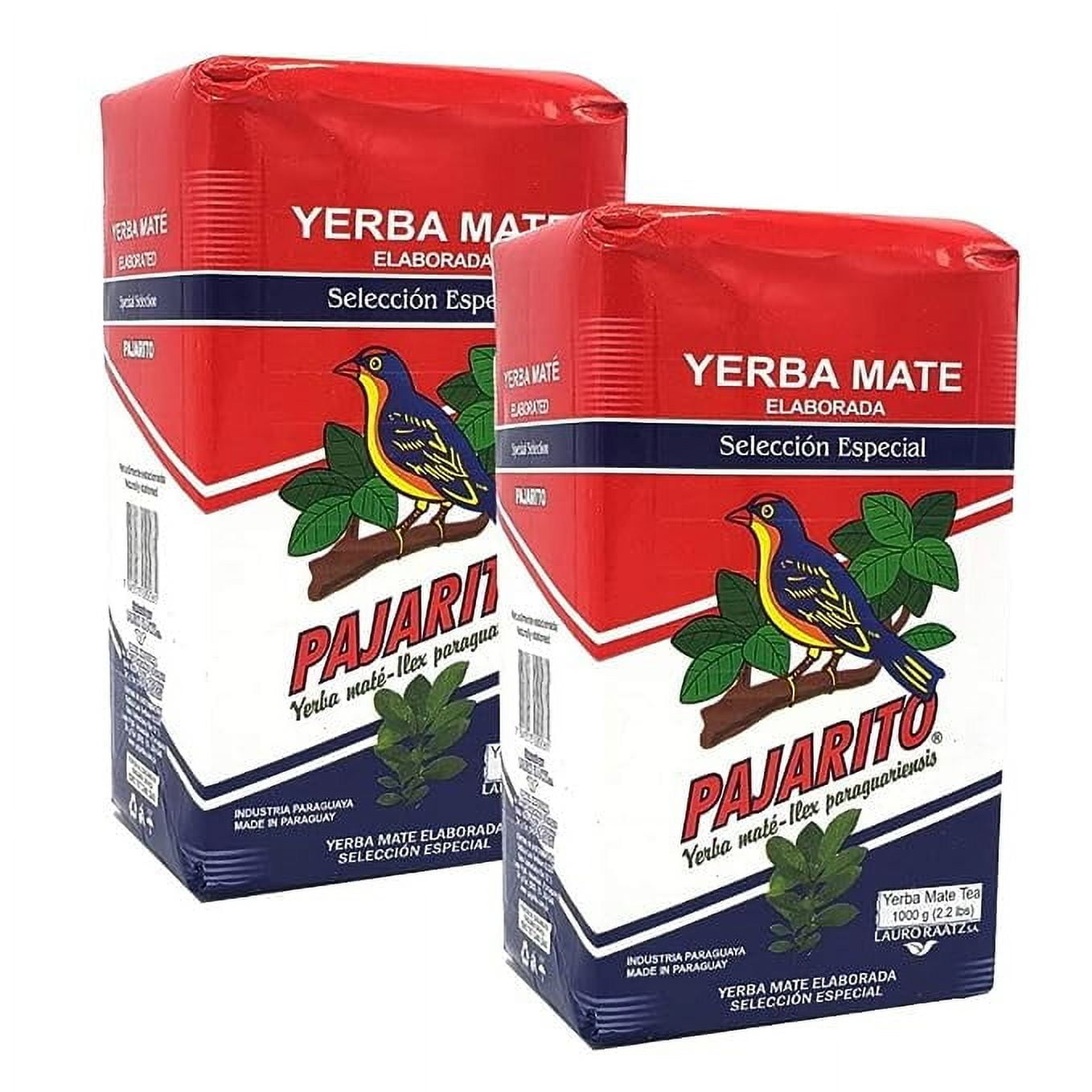 Pajarito Especial Yerba Mate 2 Pack 1 kg (2.2lbs) each - Walmart.com