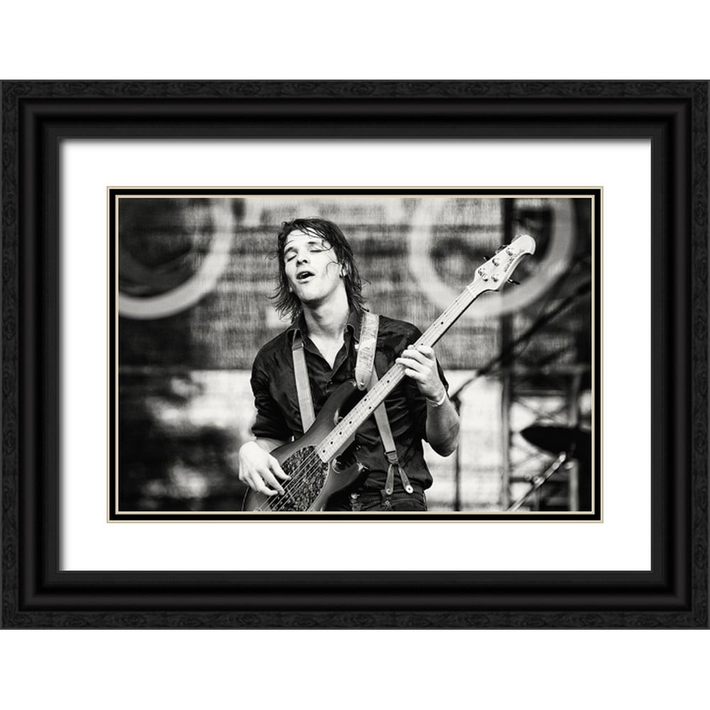 Pajic, Samir 14x11 Black Ornate Wood Framed with Double Matting Museum ...