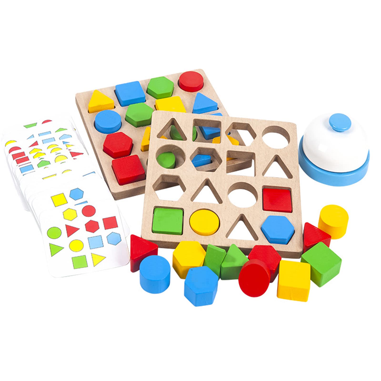 Pajojoqa Shape Matching Game TSF6 Color Sensory Educational Toy ...