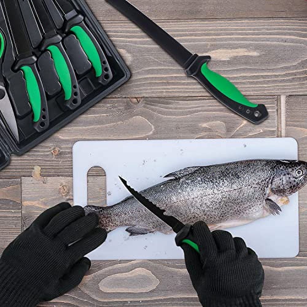 Pak 11-Pc Fillet Knife Fishing, Fish Fillet Knife, Fish Cleaning Kit ...