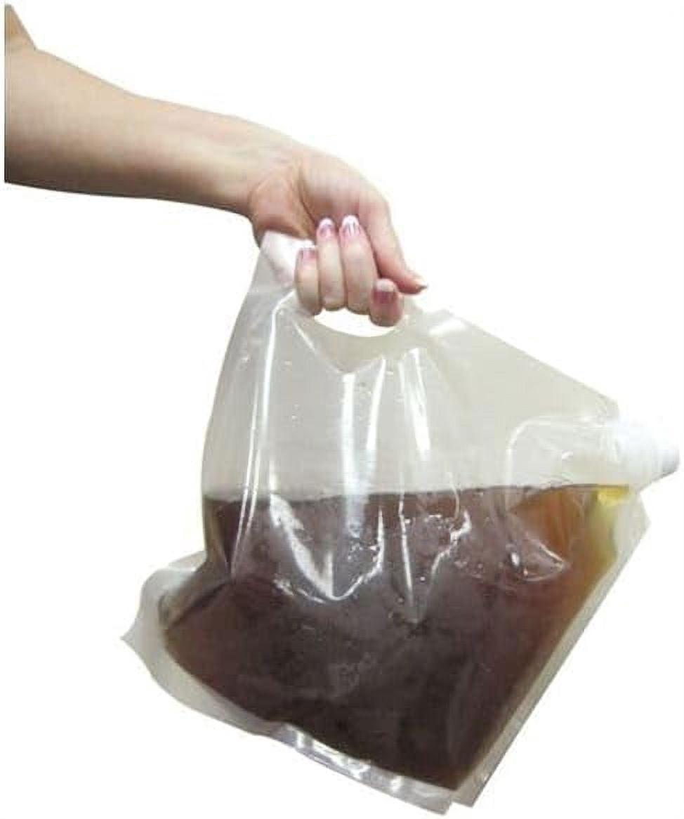 Pak-Sher 9003 Cateraid Clear 1 Gallon Beverage Bag - 50 / CS - Walmart.com