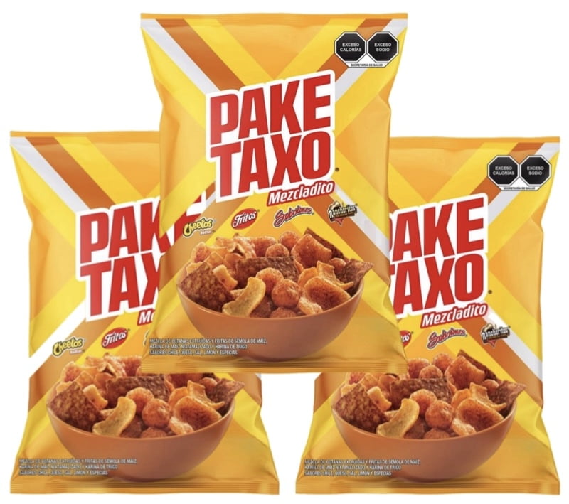 Paketaxo Mezcladito BIG 215g Pack of 3 papas snack Mexican chips ...