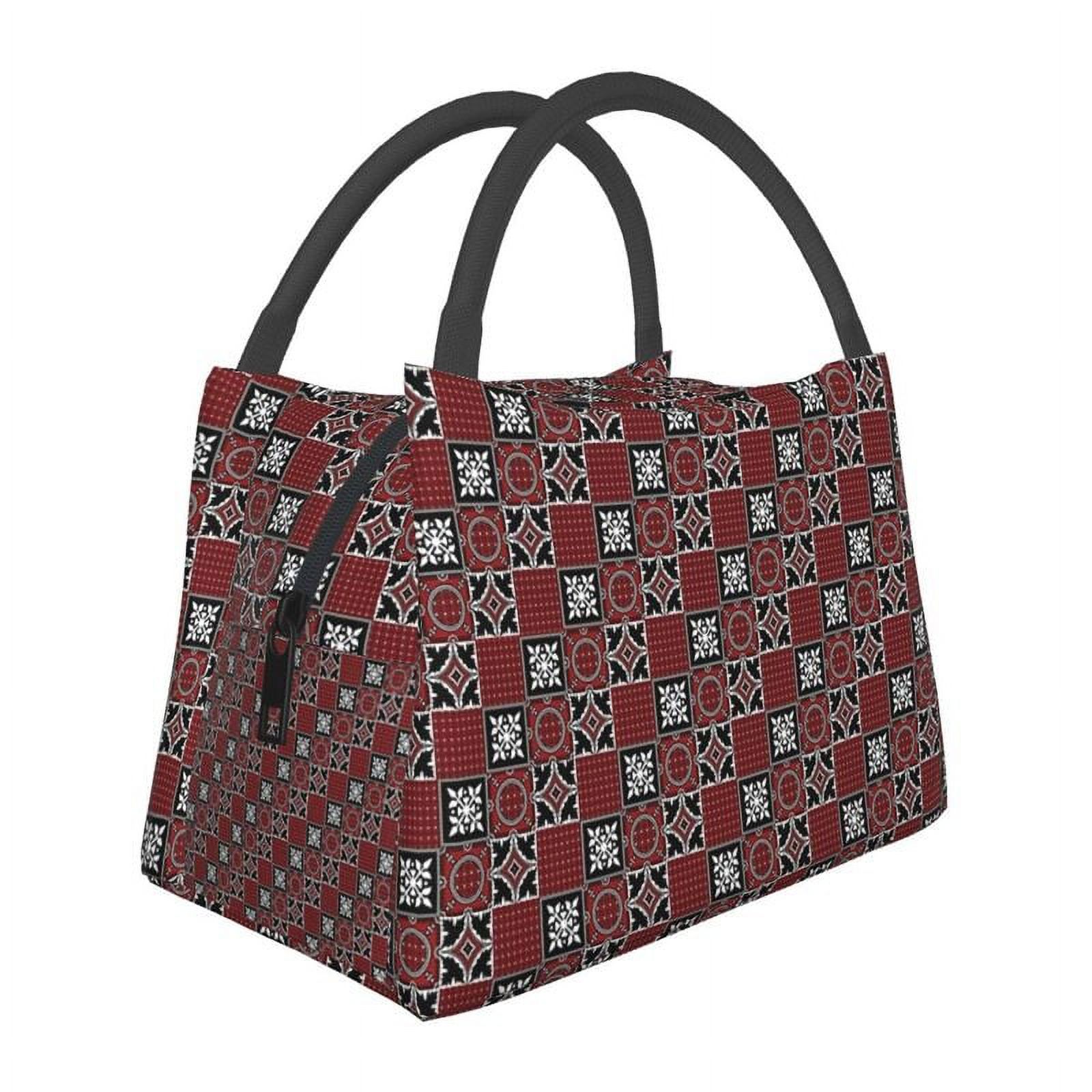 Pakistan Ajrak Pattern Lunch Boxes Women Ethnic Tribe Art Thermal ...