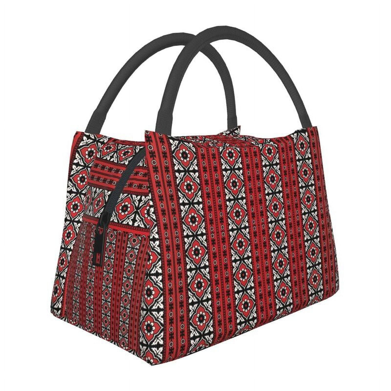 Pakistan Ajrak Pattern Lunch Boxes Women Ethnic Tribe Art Thermal ...