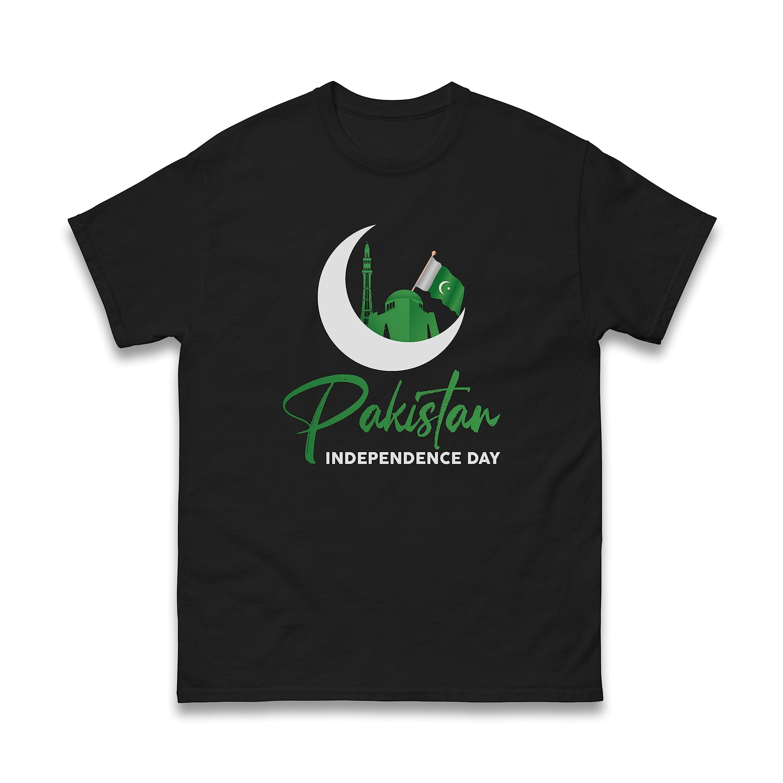 Pakistan Flag 14 August T-Shirt, Happy Independence Day Unisex Adults ...